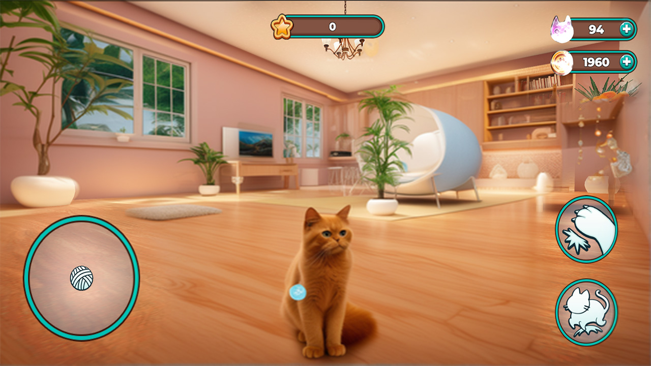 Kitten Home Adventure Craft Simulator 3D: Crazy Kitty Cat Evolution ...