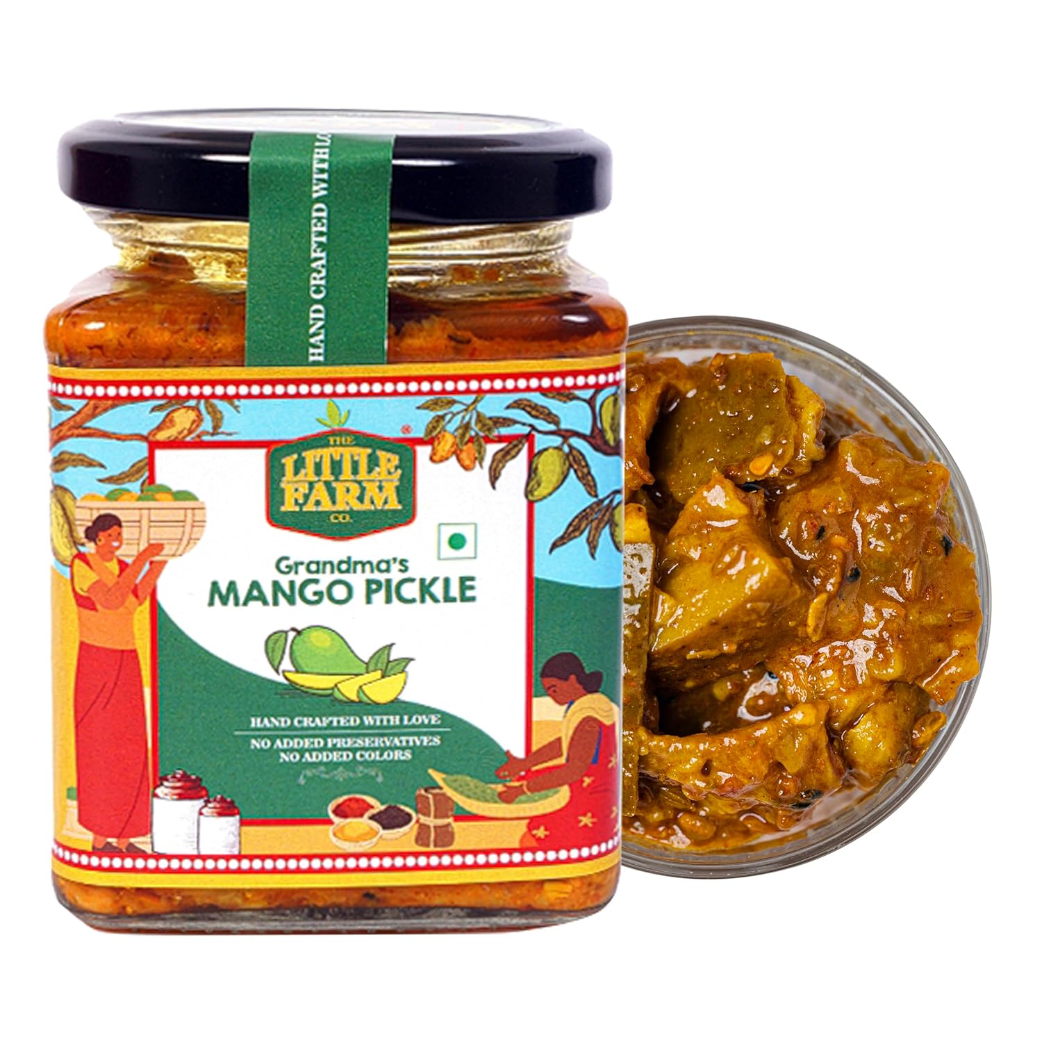 THE LITTLE FARM CO. Grandma's Mango Pickle - Irresistible Aam Ka Achar ...