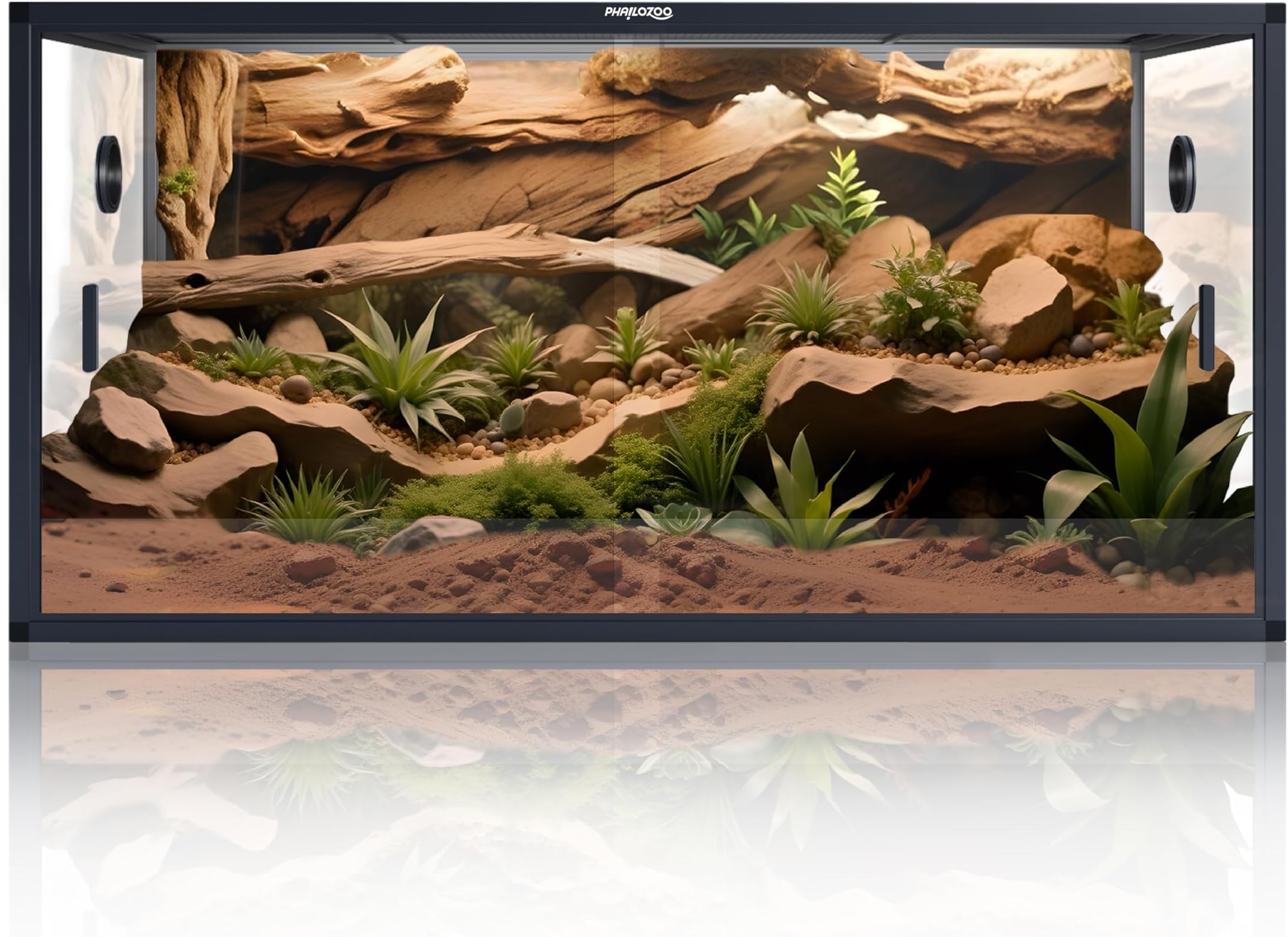 Amazon.com: Phailozoo 120 Gallon Reptile Terrarium, 48" x 24" x 24 ...