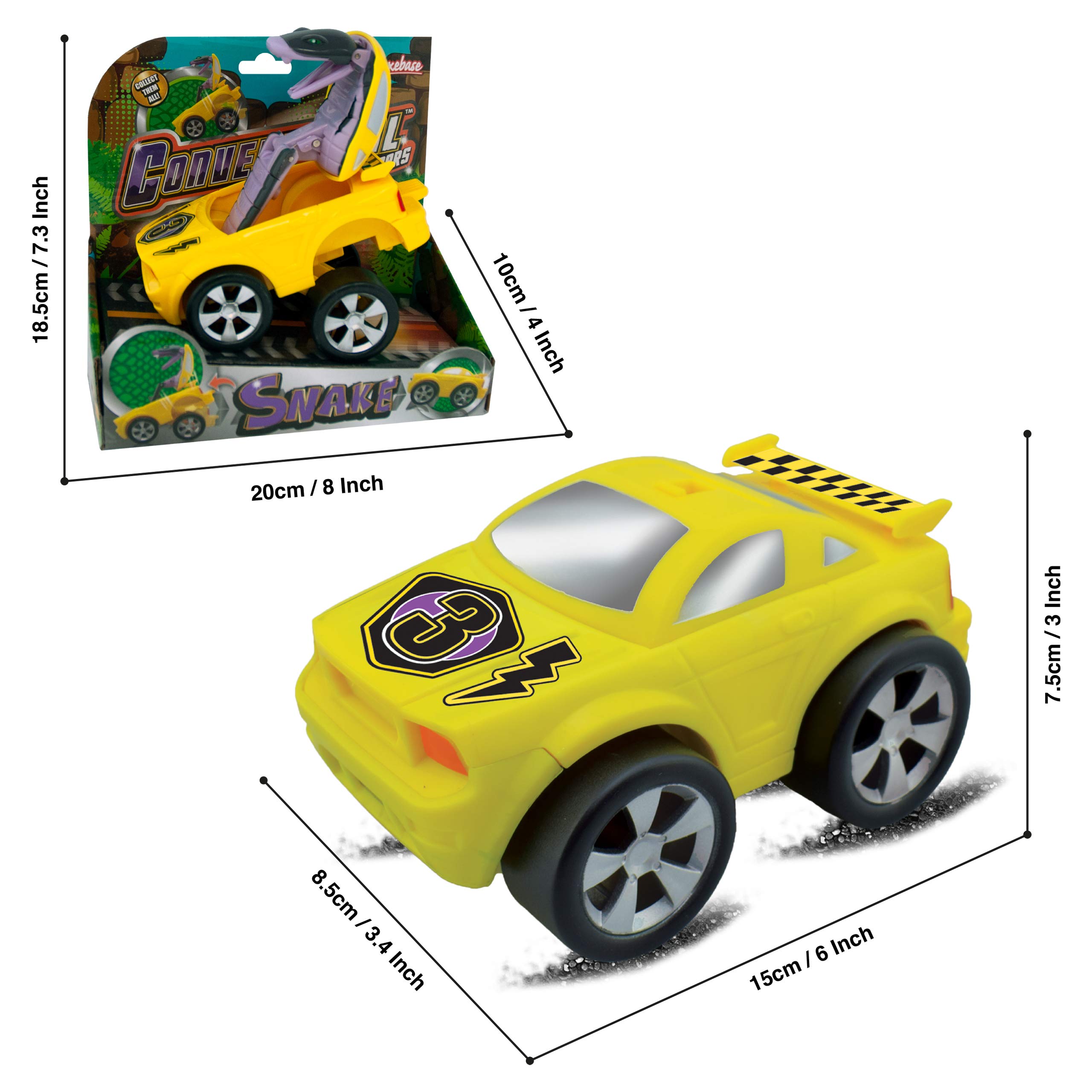 Snapklik.com : Deluxebase Convertimal Cars Snake From Battery-Free 2-in ...
