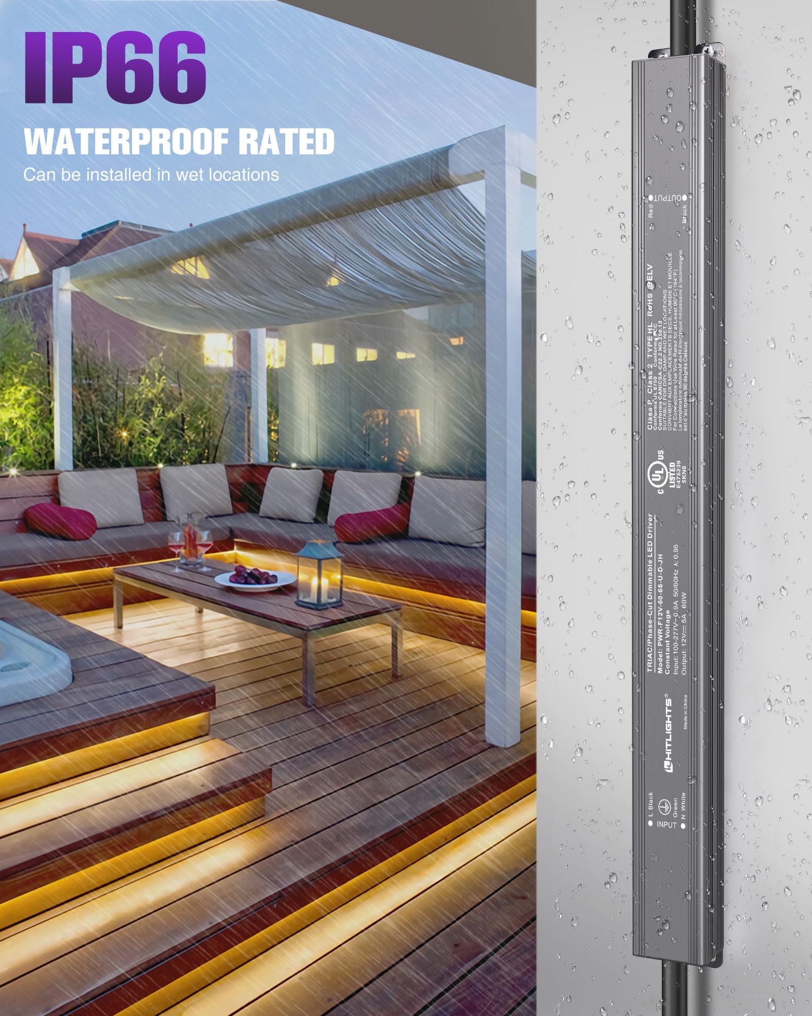 Snapklik.com : HitLights 60W Dimmable LED Driver, Electronic ...