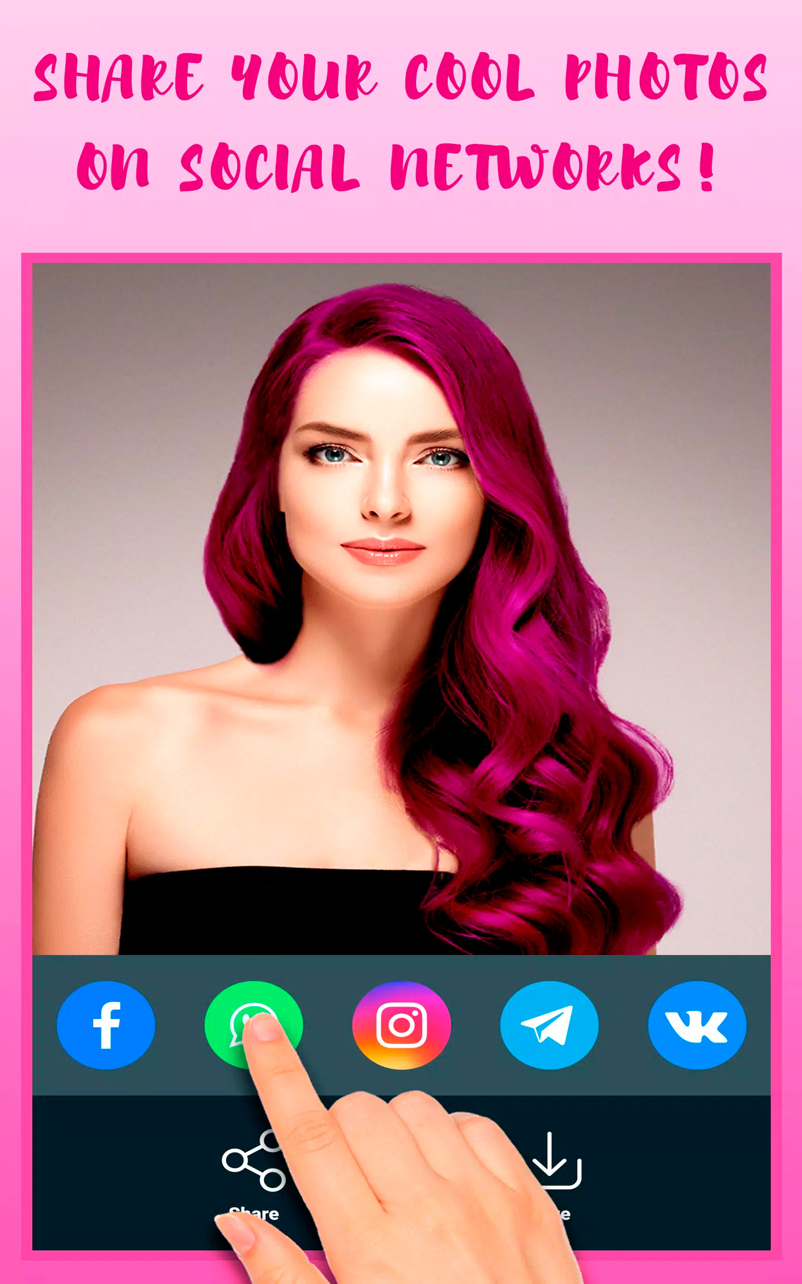 Hair Color Changer - App on Amazon Appstore