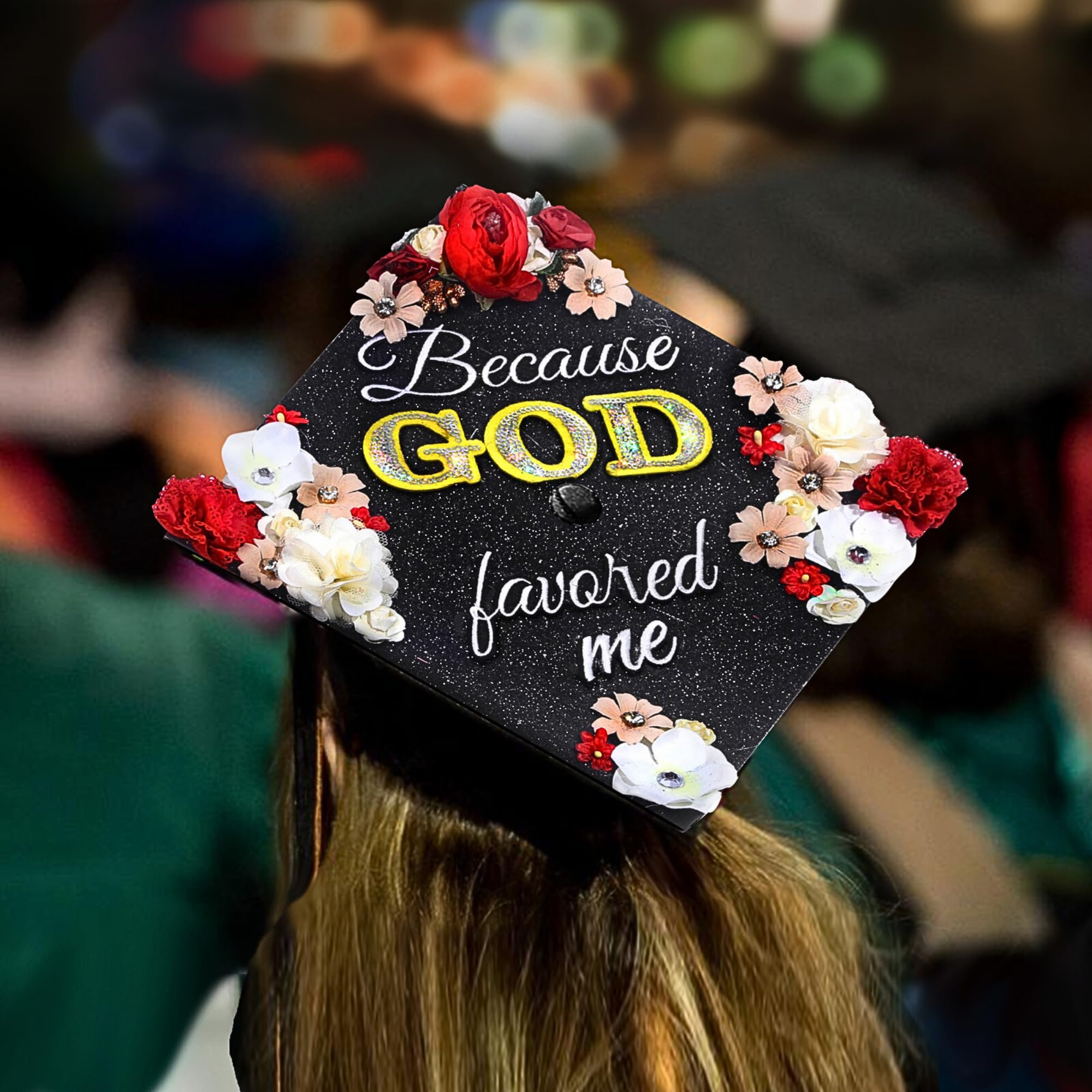 Snapklik.com : GRADWYSE Once Upon A Time Handmade Graduation Cap Topper ...