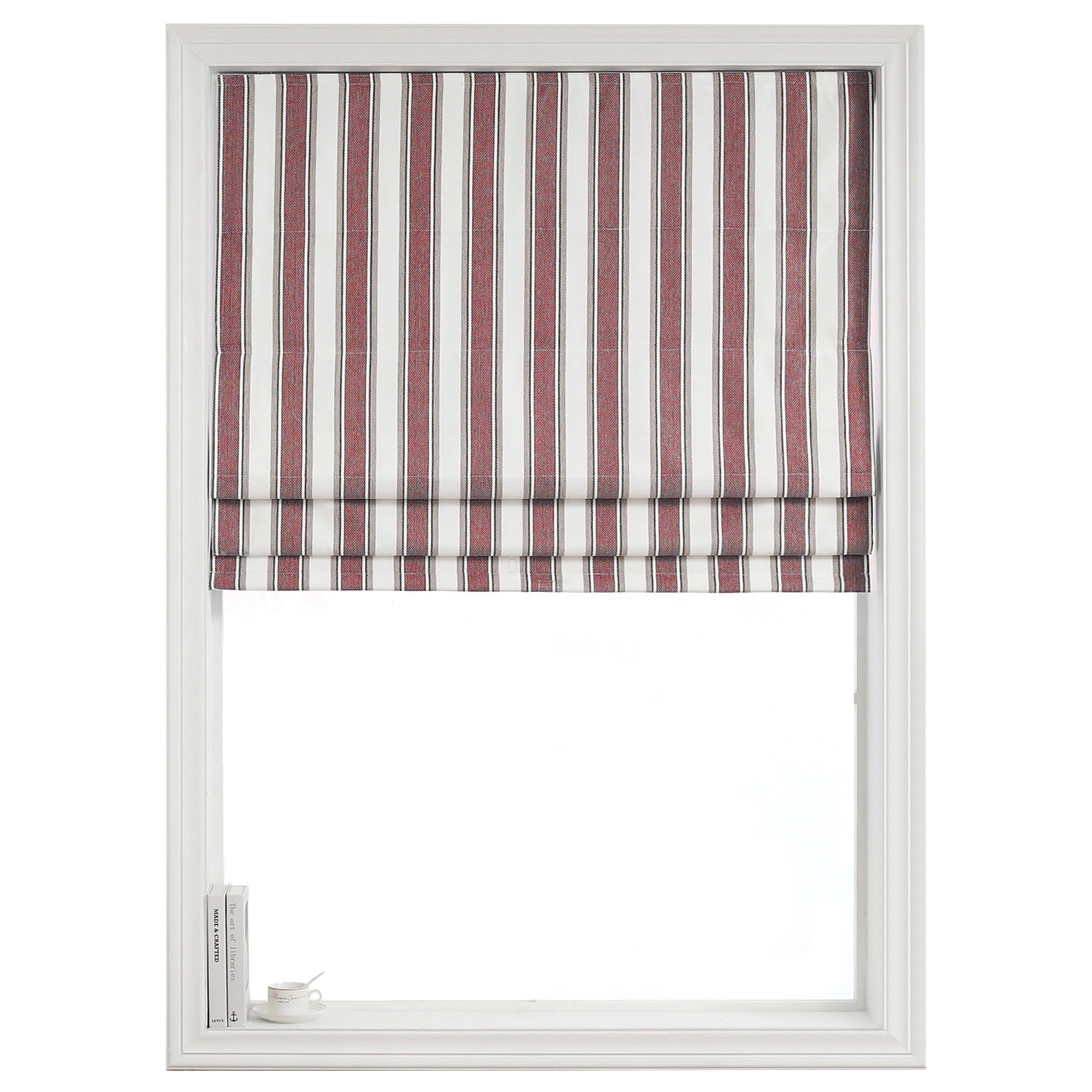 Amazon.com: Everyday Celebration Roman Shades for Windows, 100% ...