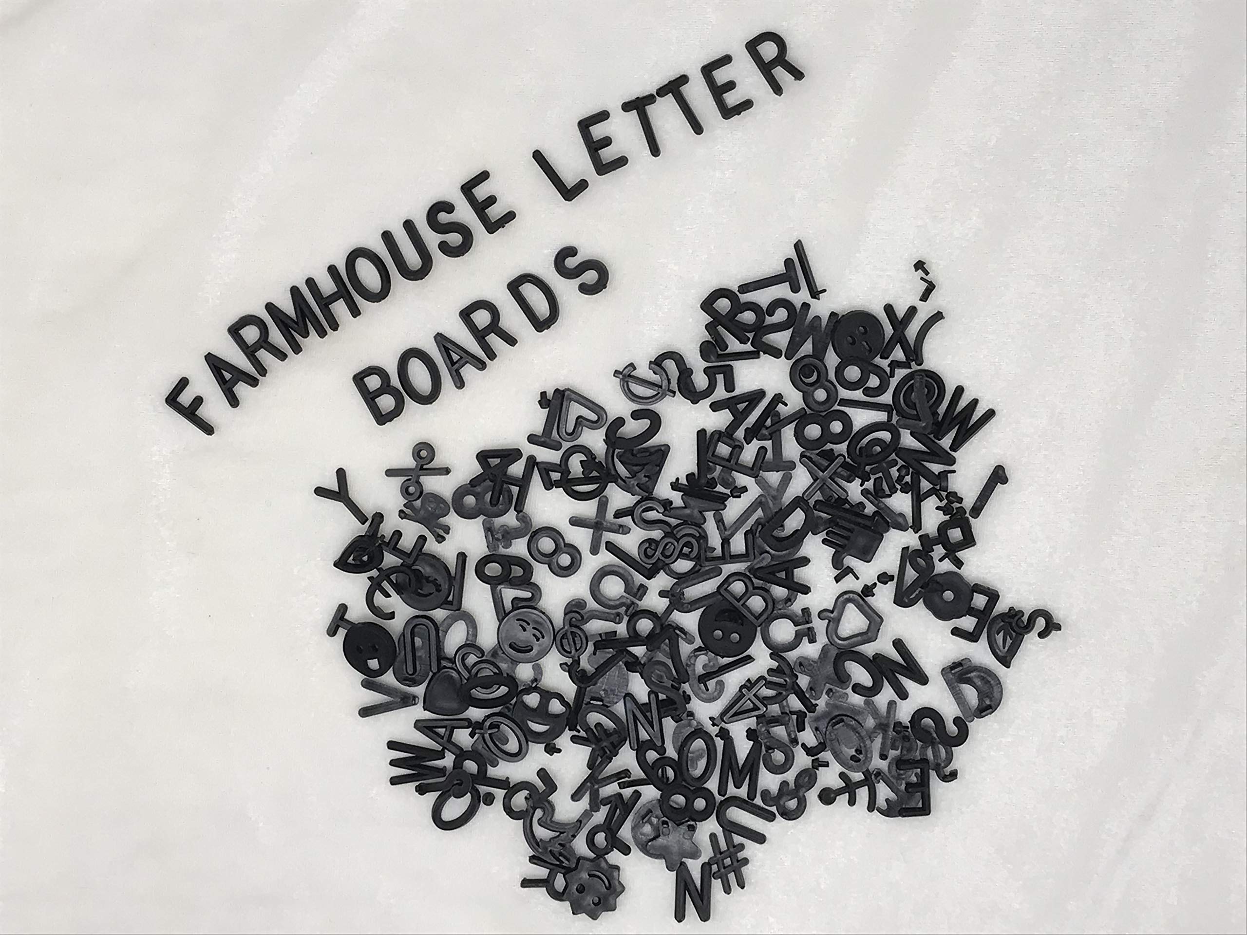 Message Board Letters Black Letter Set For Changeable Felt Letter ...