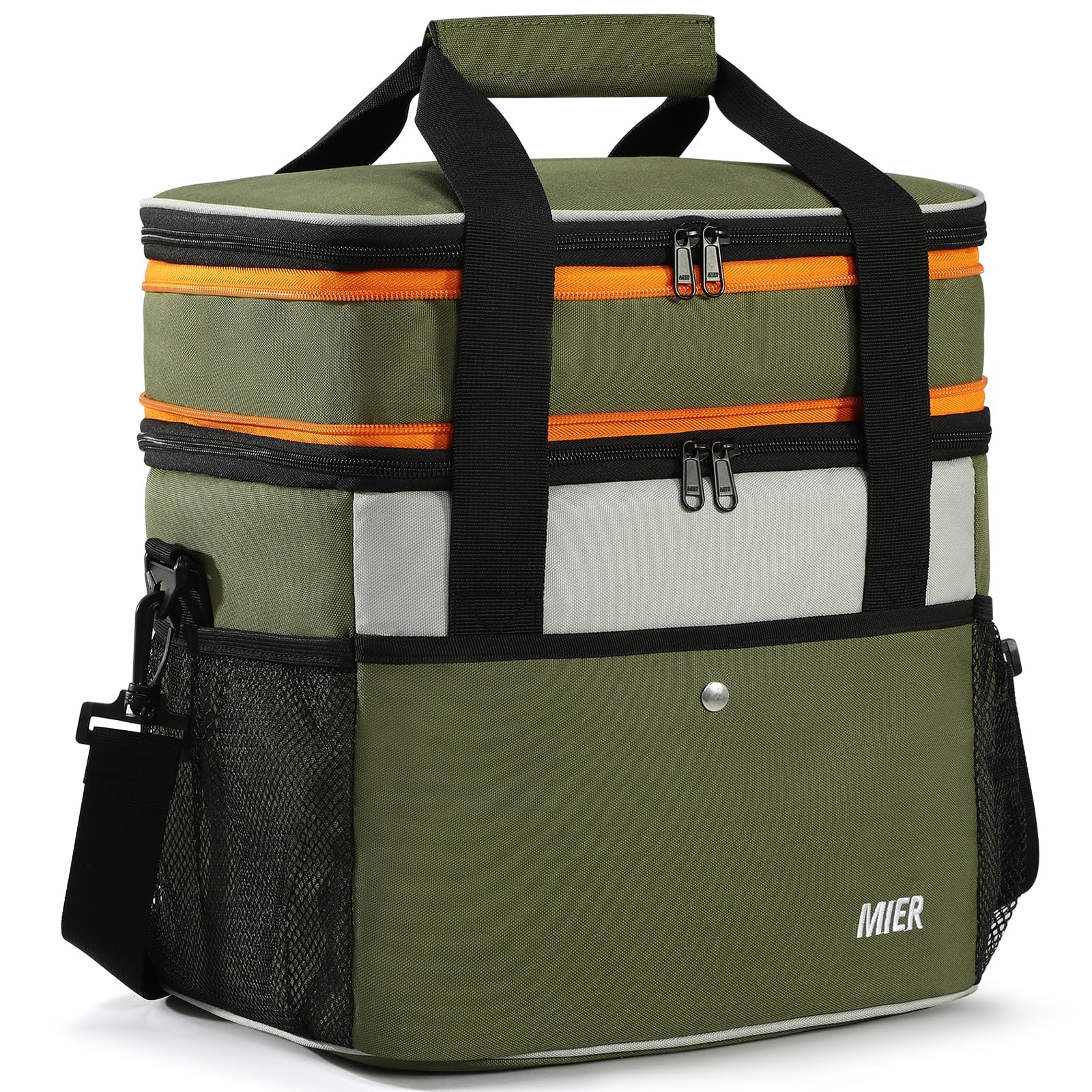 Snapklik.com : MIER Expandable 24L Lunch Bag Double Layer Insulated ...