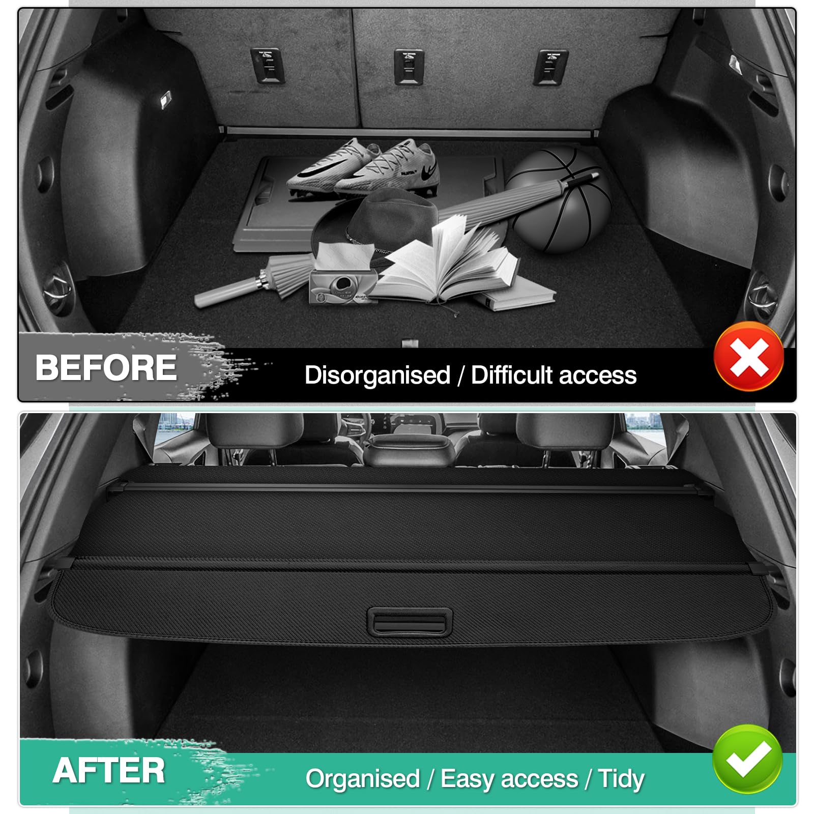 Snapklik.com : Cargo Cover For 2025 2026 Chevy Chevrolet Equinox/GMC ...