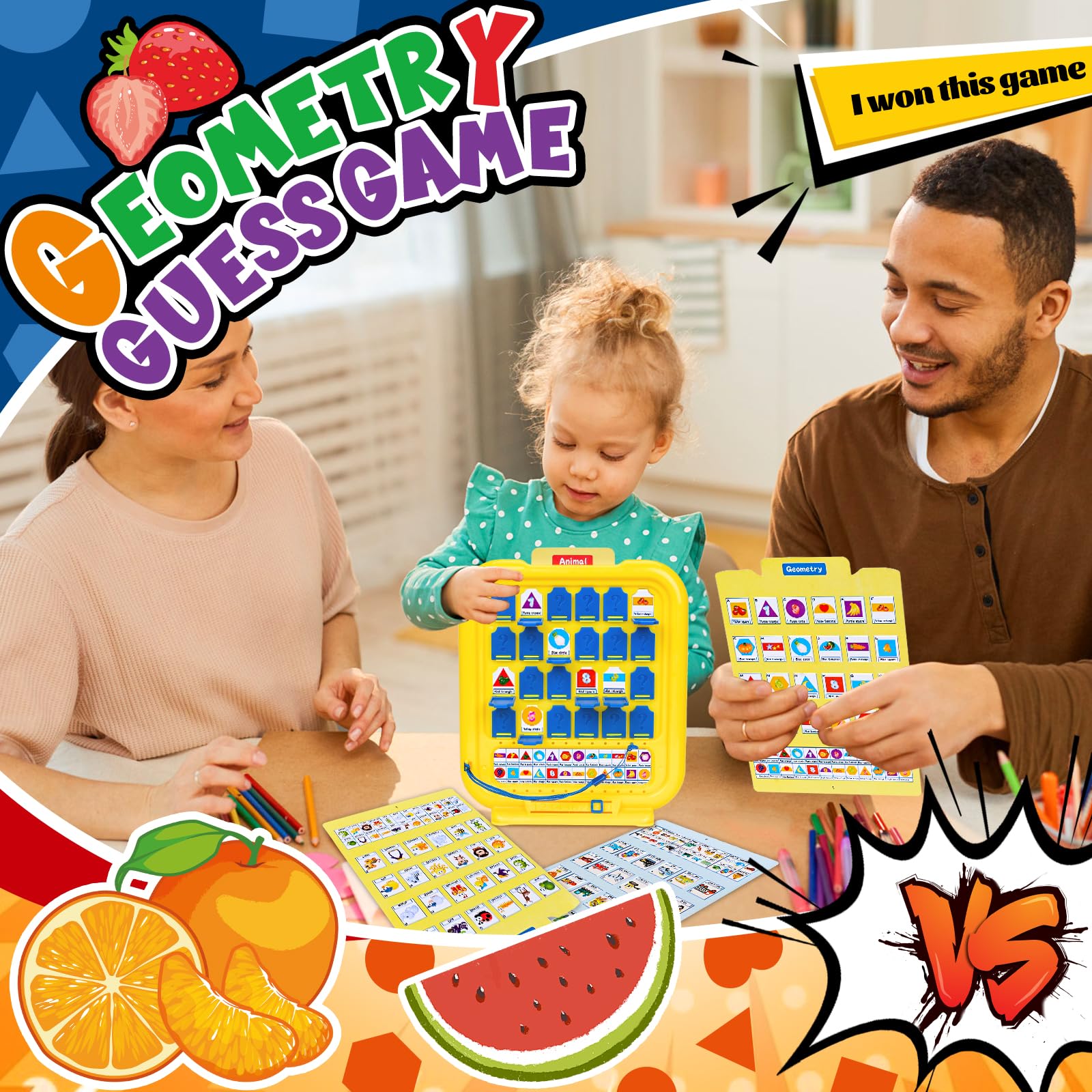 Guess Who I Am Game, Funny Family Guessing Game for 2 Players, Travel ...