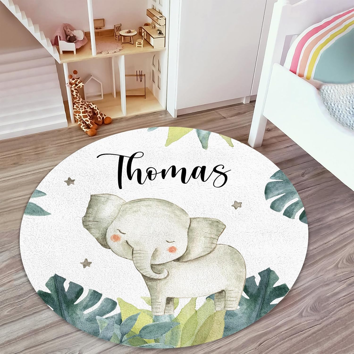 Amazon.com: lanleay Customized Baby Rug for Toddlers: Nursery Rug with ...