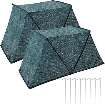 Amazon.com : 2pack Foldable Plant Shade Tent, Raised Garden Bed Cover Plants Sun Shade Cloth ...