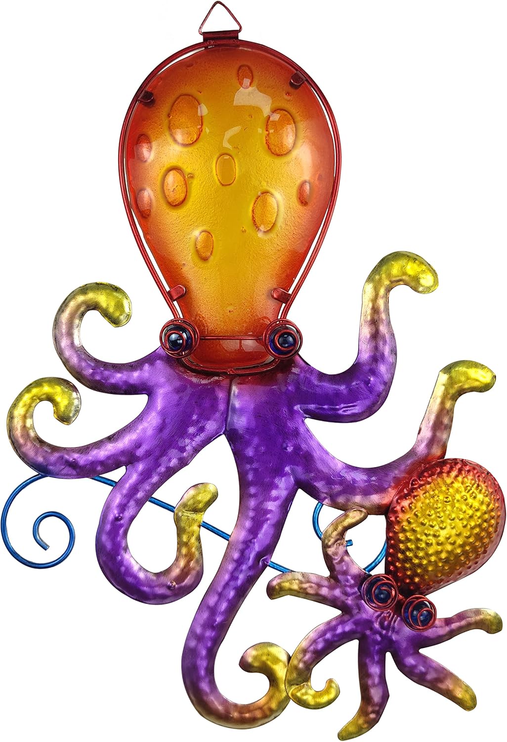 Amazon.com: JoyEvy Metal Octopus Wall Art Decor-Outdoor Indoor Coastal ...