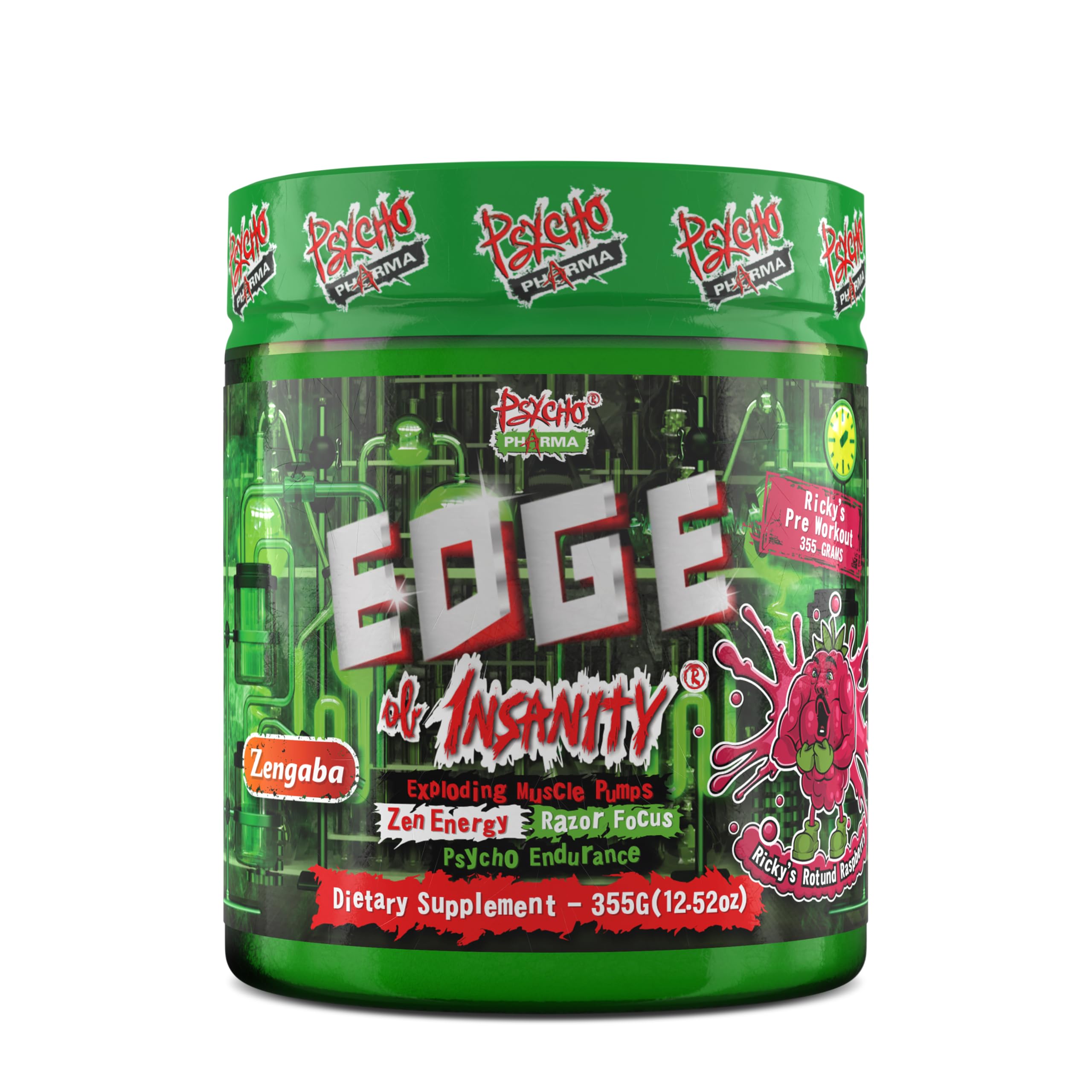 Amazon.com: Psycho Pharma Strongest High Stim Preworkout Powder - Edge ...