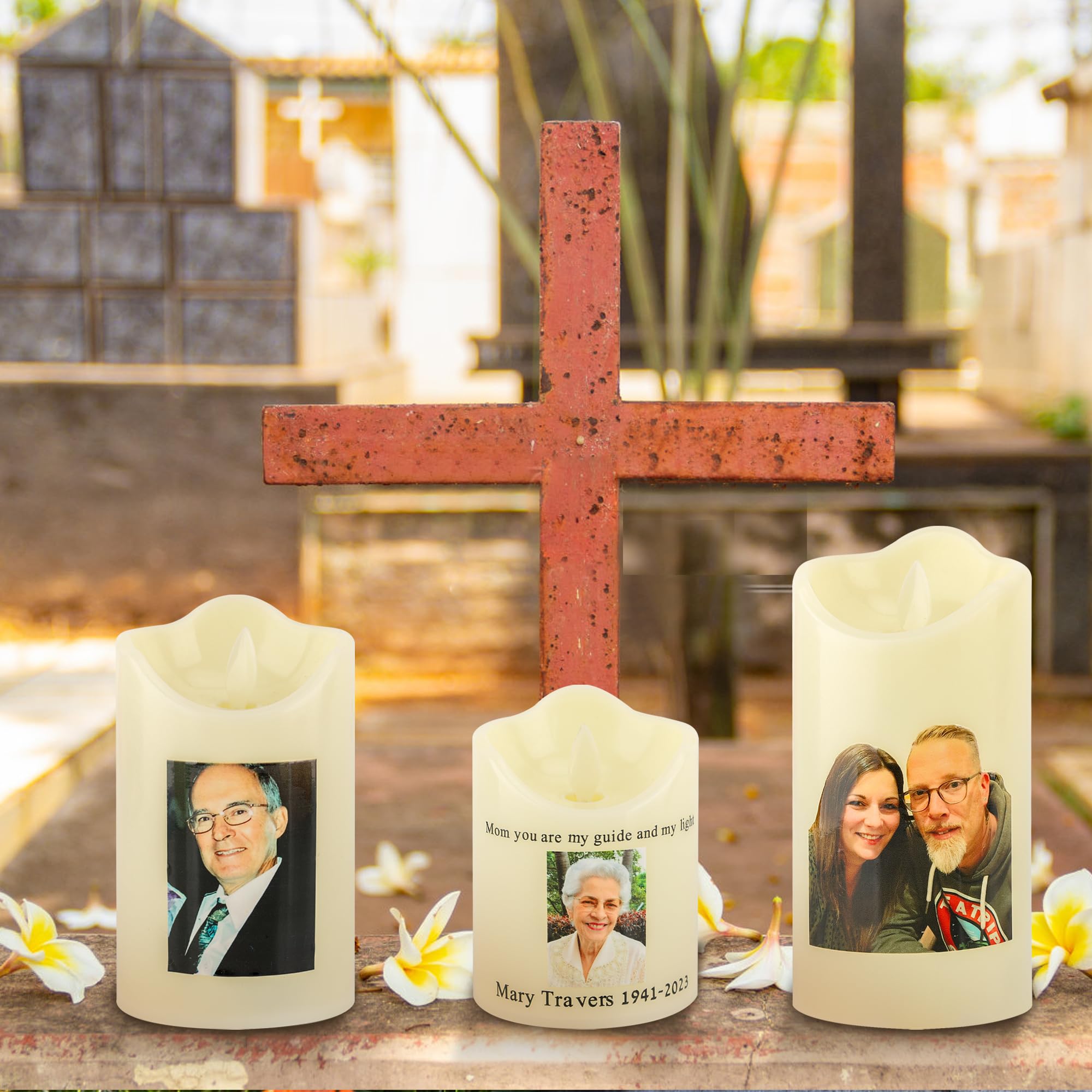 Personalized Flameless Candles Personalised LED Candle With Custom