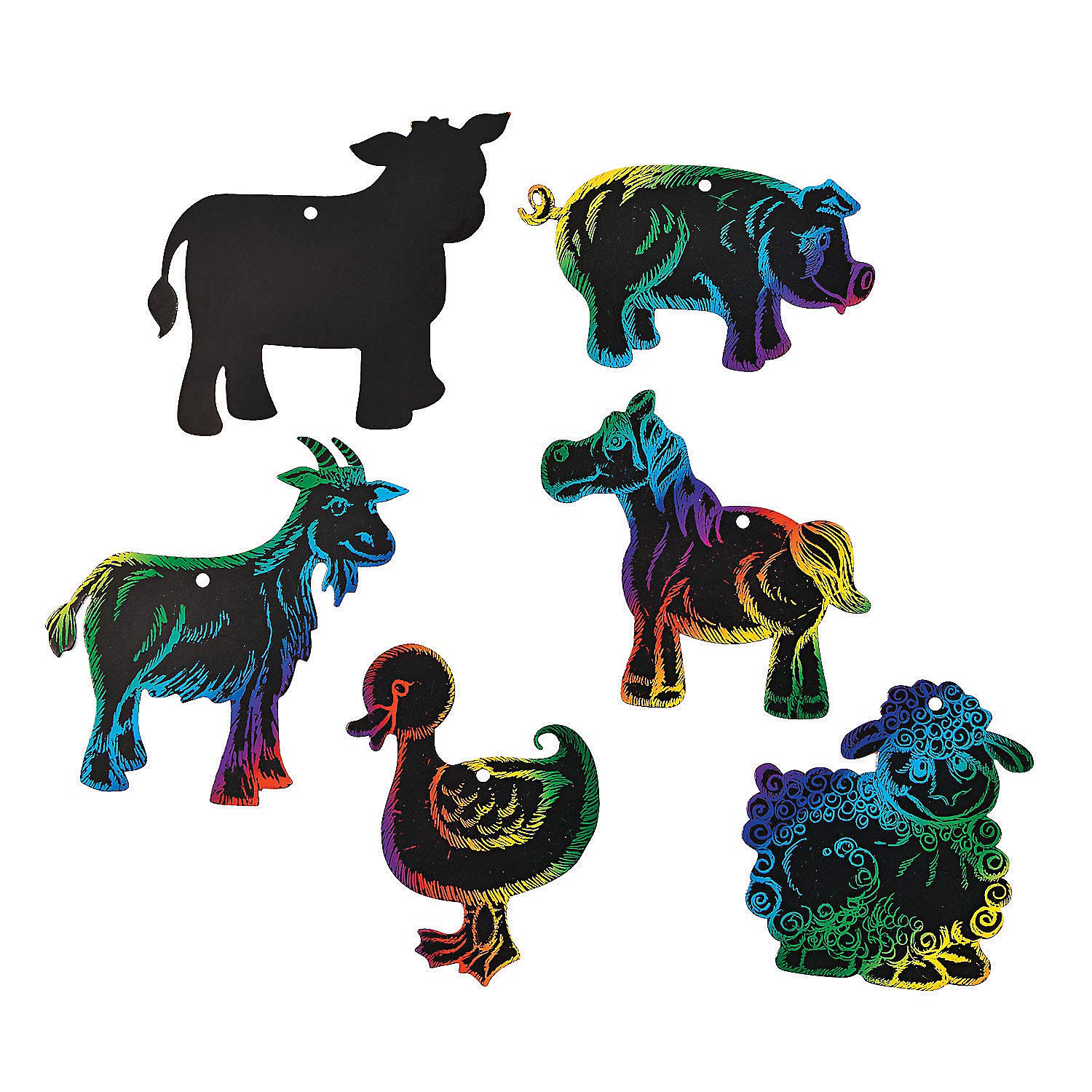 Folk Art Farm Animals