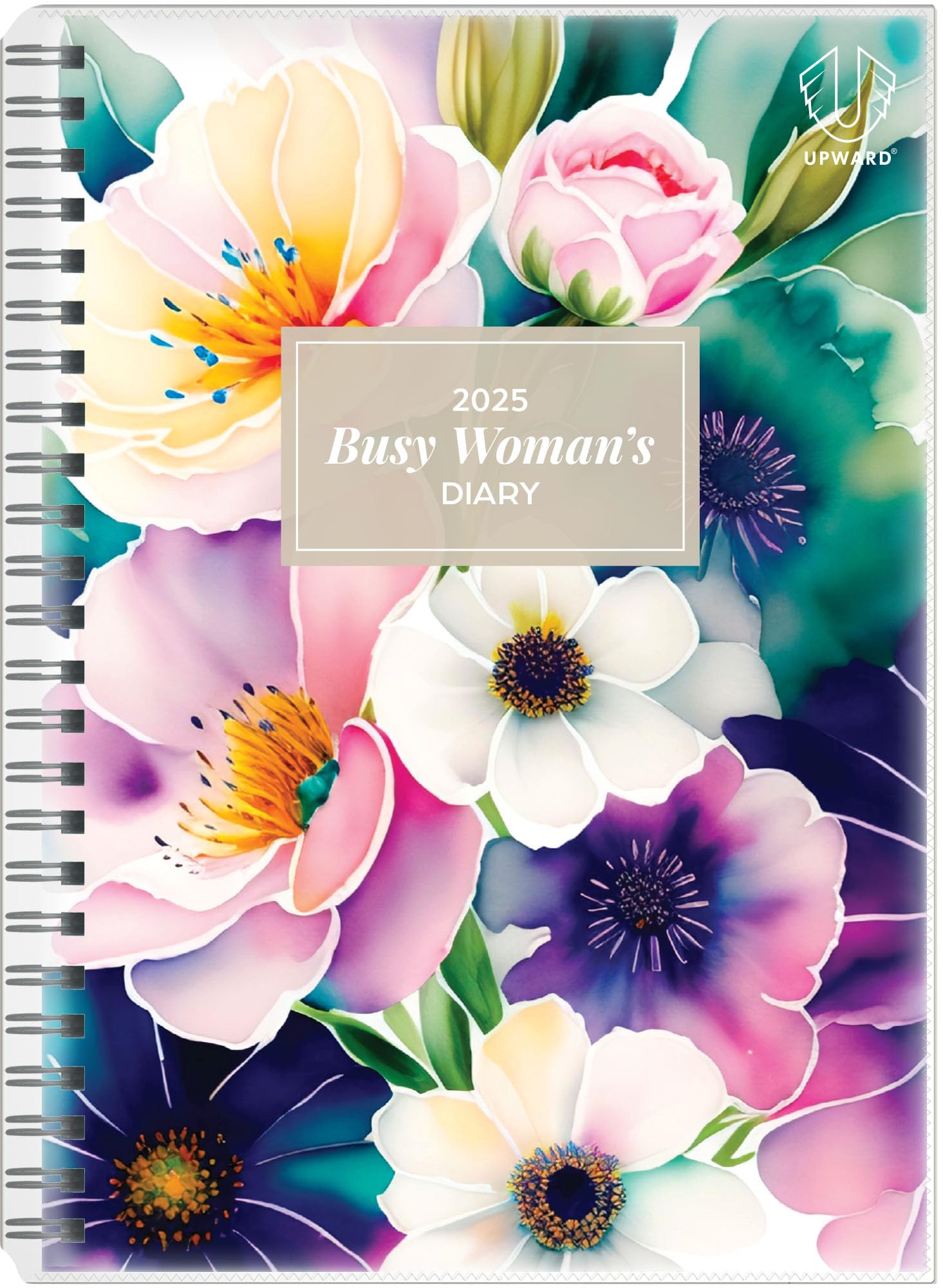 Upward Diaries 4404 Busy Women's Weekly 2025 Diary, A5 Size ...