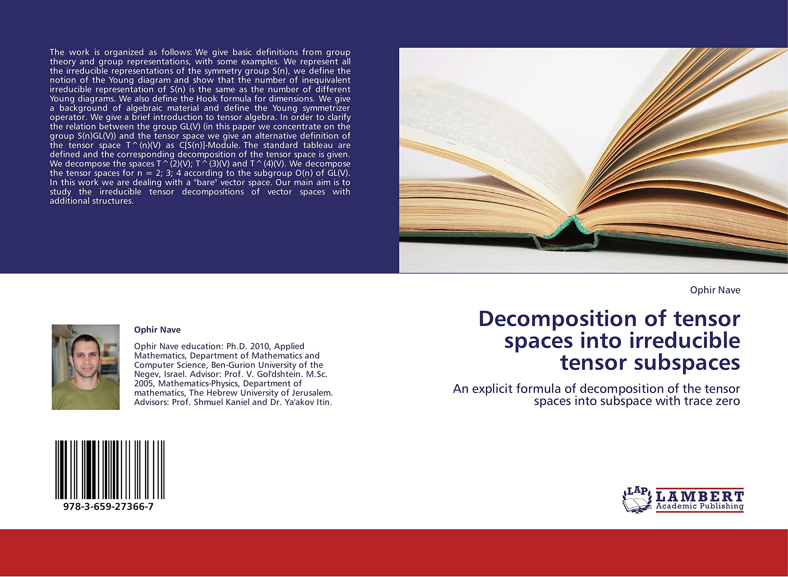 Decomposition of tensor spaces into irreducible tensor subspaces: An ...