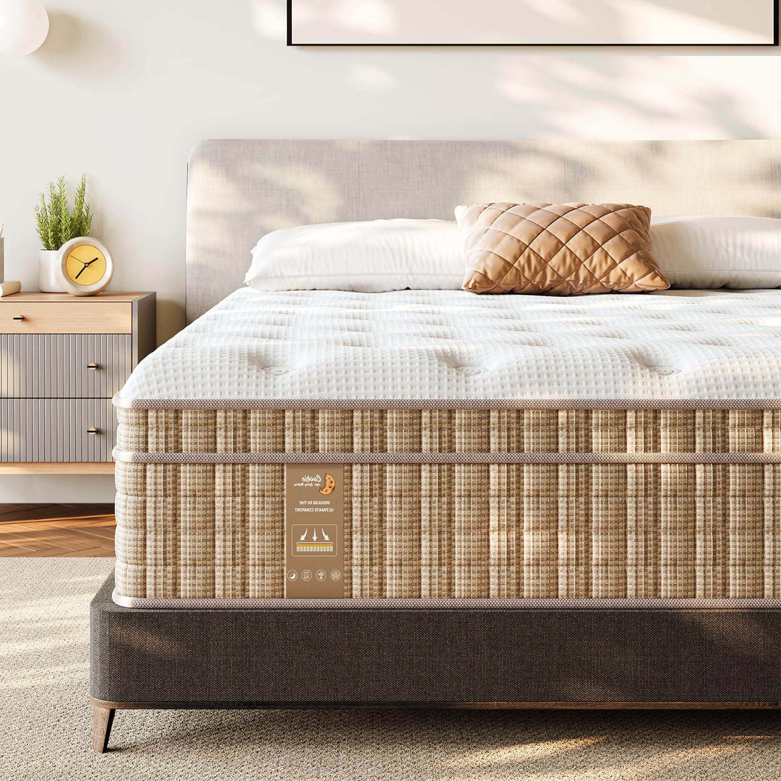 Amazon.com: FP FLEXPEDIC King Mattress, 14 Inch Hybrid King Size ...