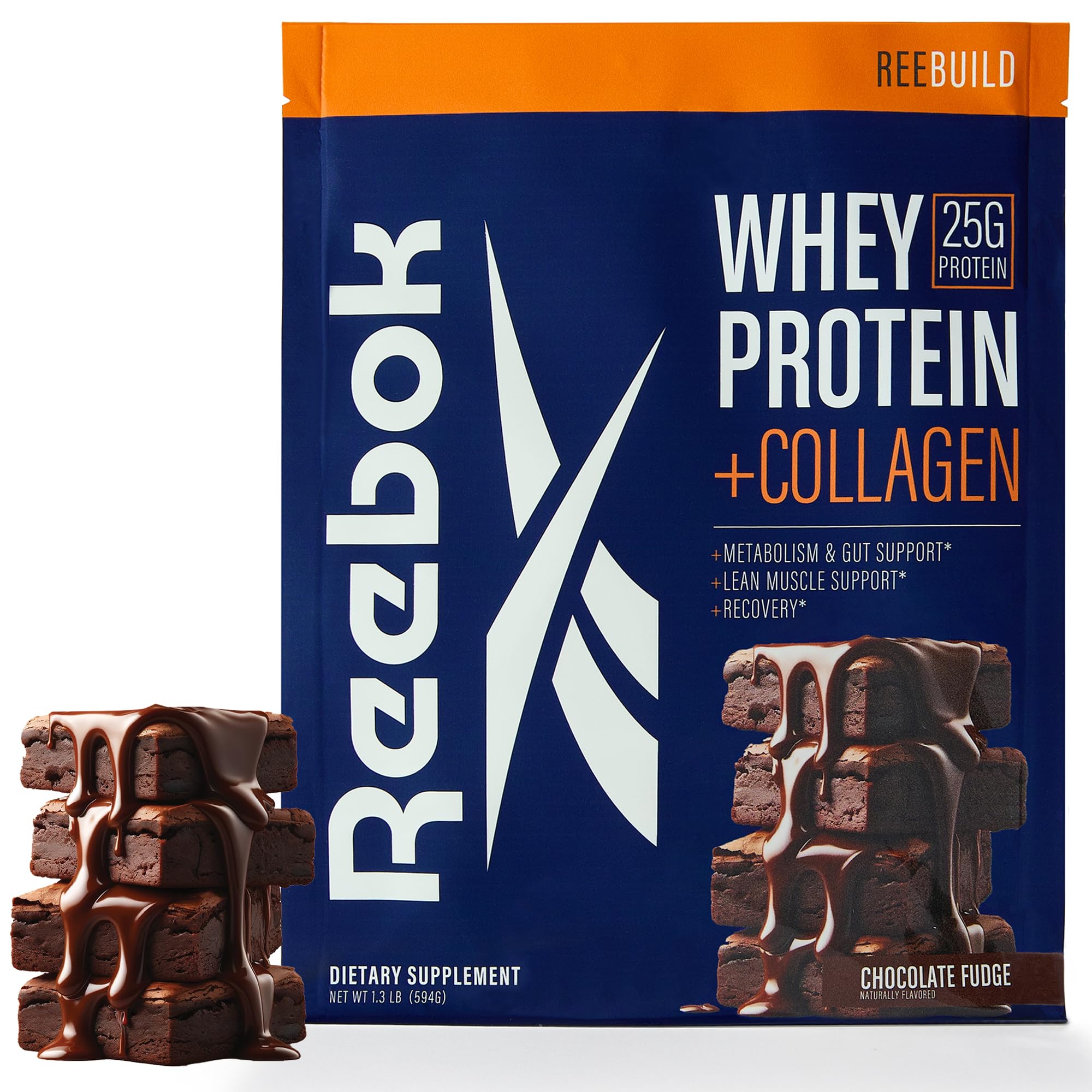Amazon.com: Reebok ReeBuild Whey Protein + Collagen | 25g Protein, 9 ...