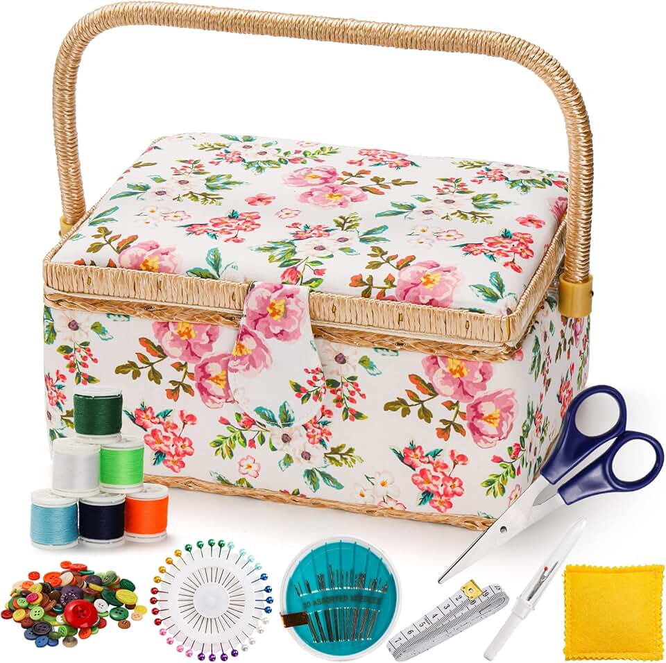 Amazon.com: Sewing Baskets - Sewing Baskets / Sewing Storage ...