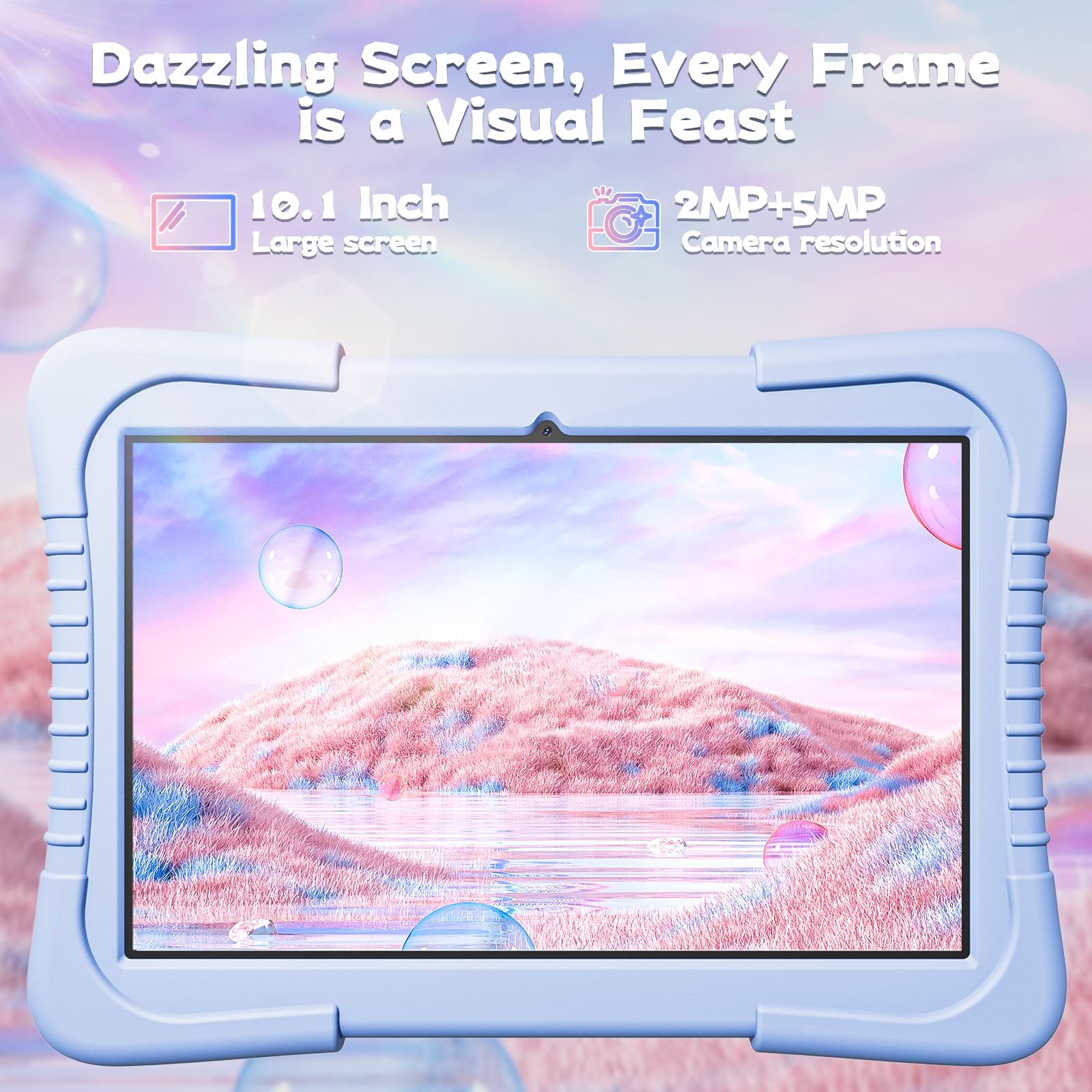 Snapklik.com : SGIN 10 Inch Kids Tablet 4GB RAM 64GB ROM, Android 12 Tablet