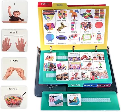 Amazon.com: Visual Communication Book,162 ASD Photo Picture Cards ...