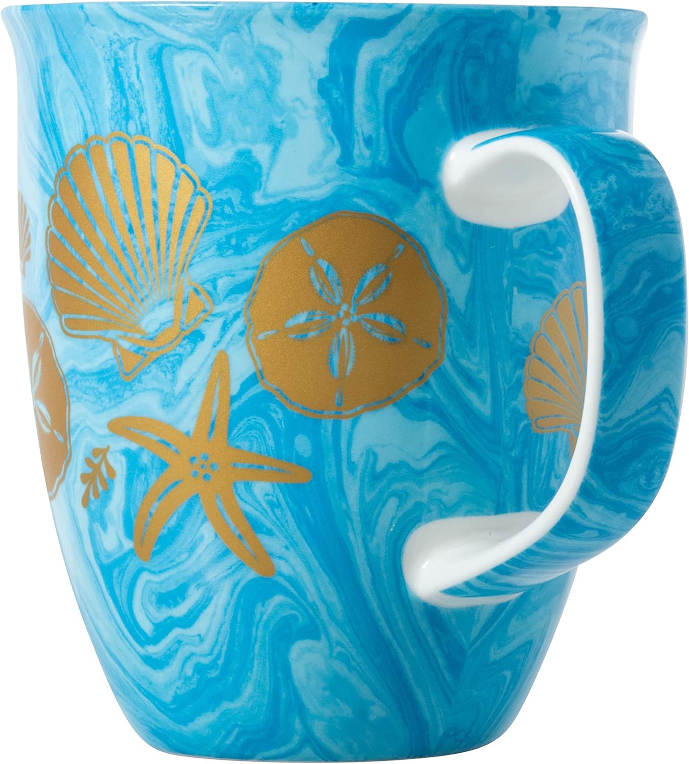 Amazon.com | Cape Shore Beach 15oz Harbor Mug with Full Wrap Design and ...