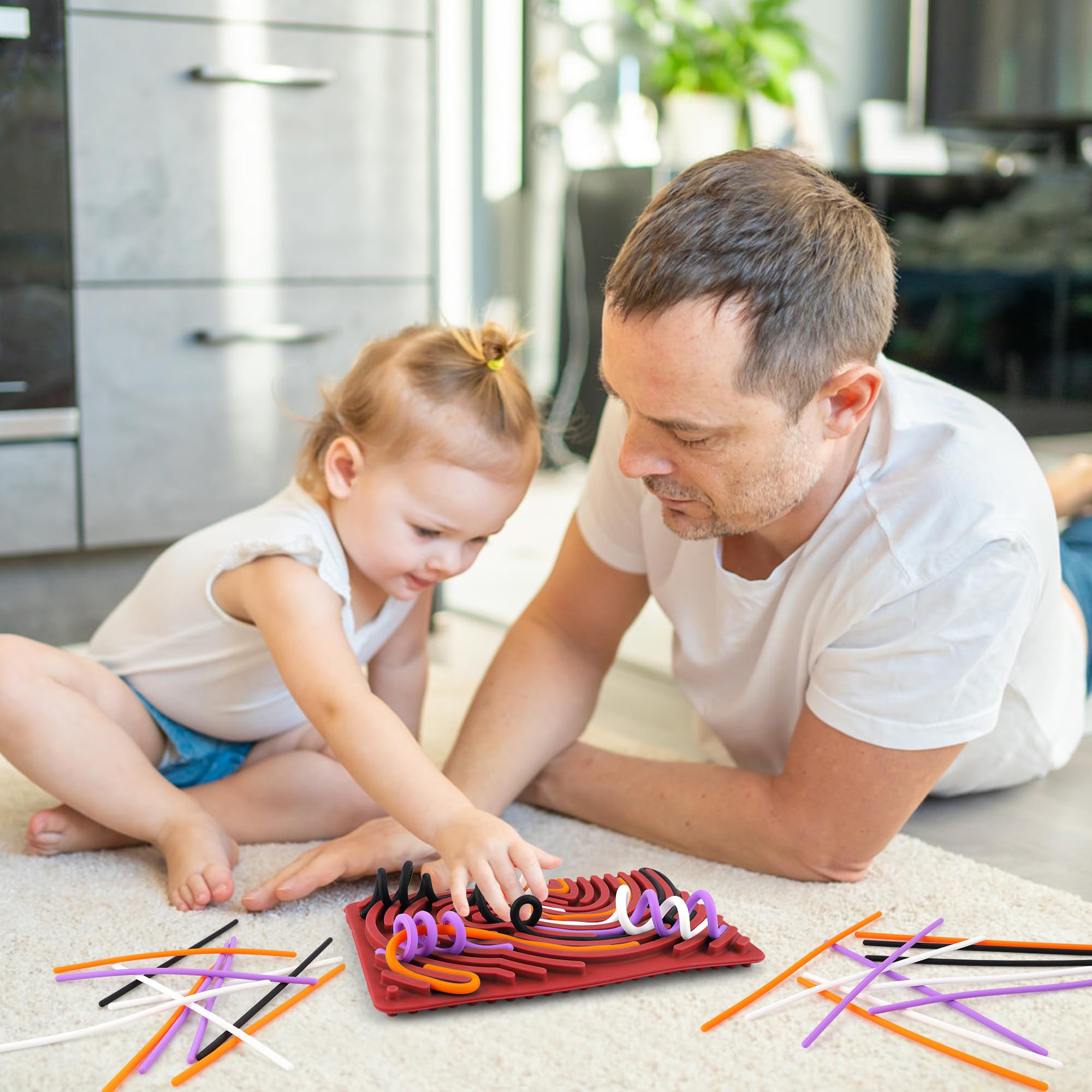 Snapklik.com : Boxgear Sensory Activity Board Silicone Fidget Toy ...