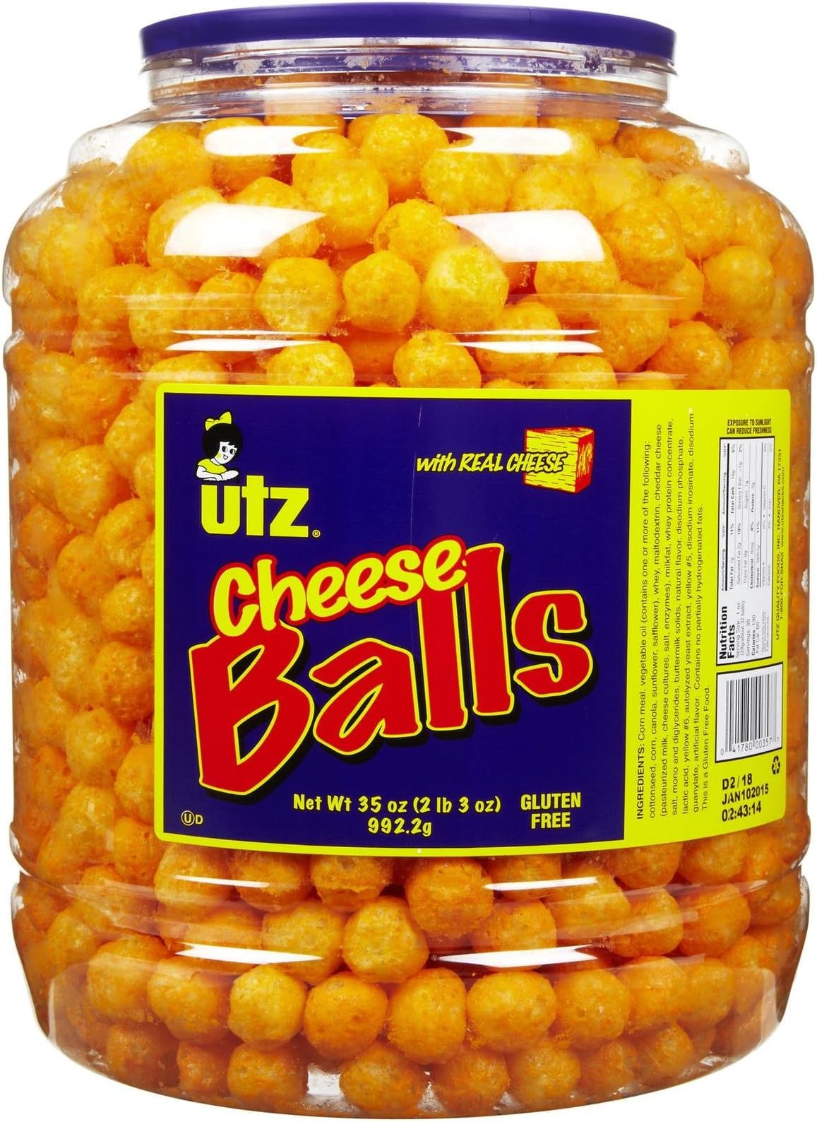 Amazon.com: Utz Cheese Balls, 35 oz