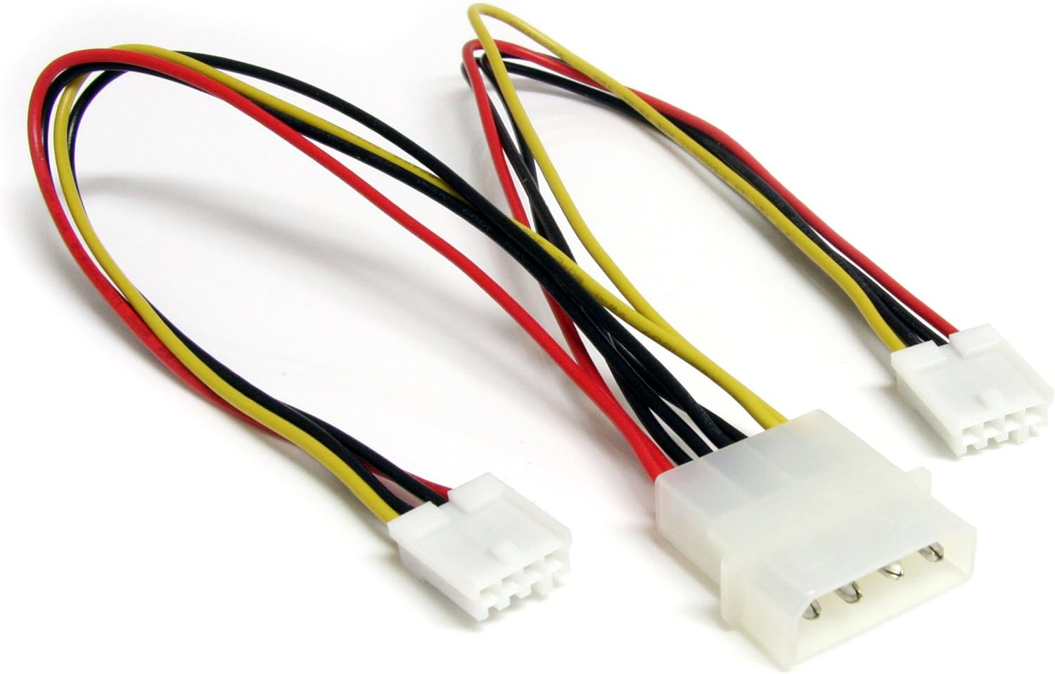 StarTech.com Power Y-Splitter Cable (1 Large & 2 Small Ends) Cable de ...
