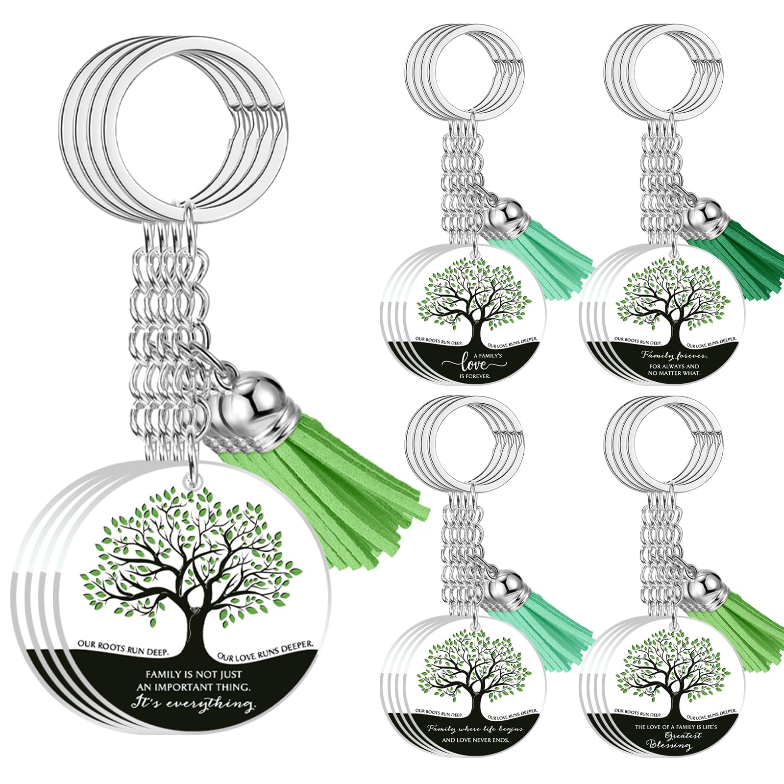 Amazon.com: Sureio 20 Pcs Christmas Family Reunion Gifts Acrylic ...