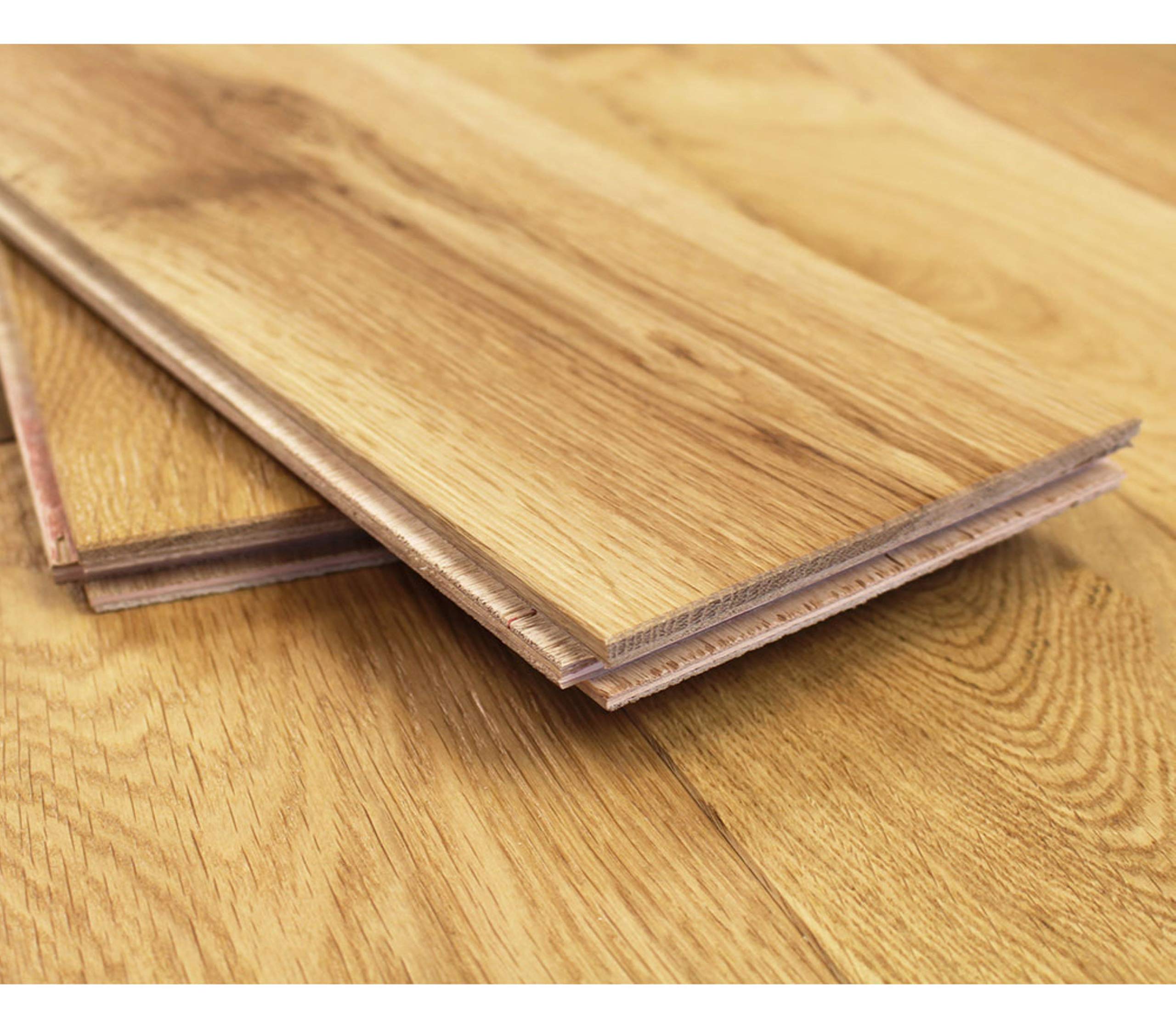 Engineered Wood Flooring Samples New York 20/6 X 190mm Medium Oak