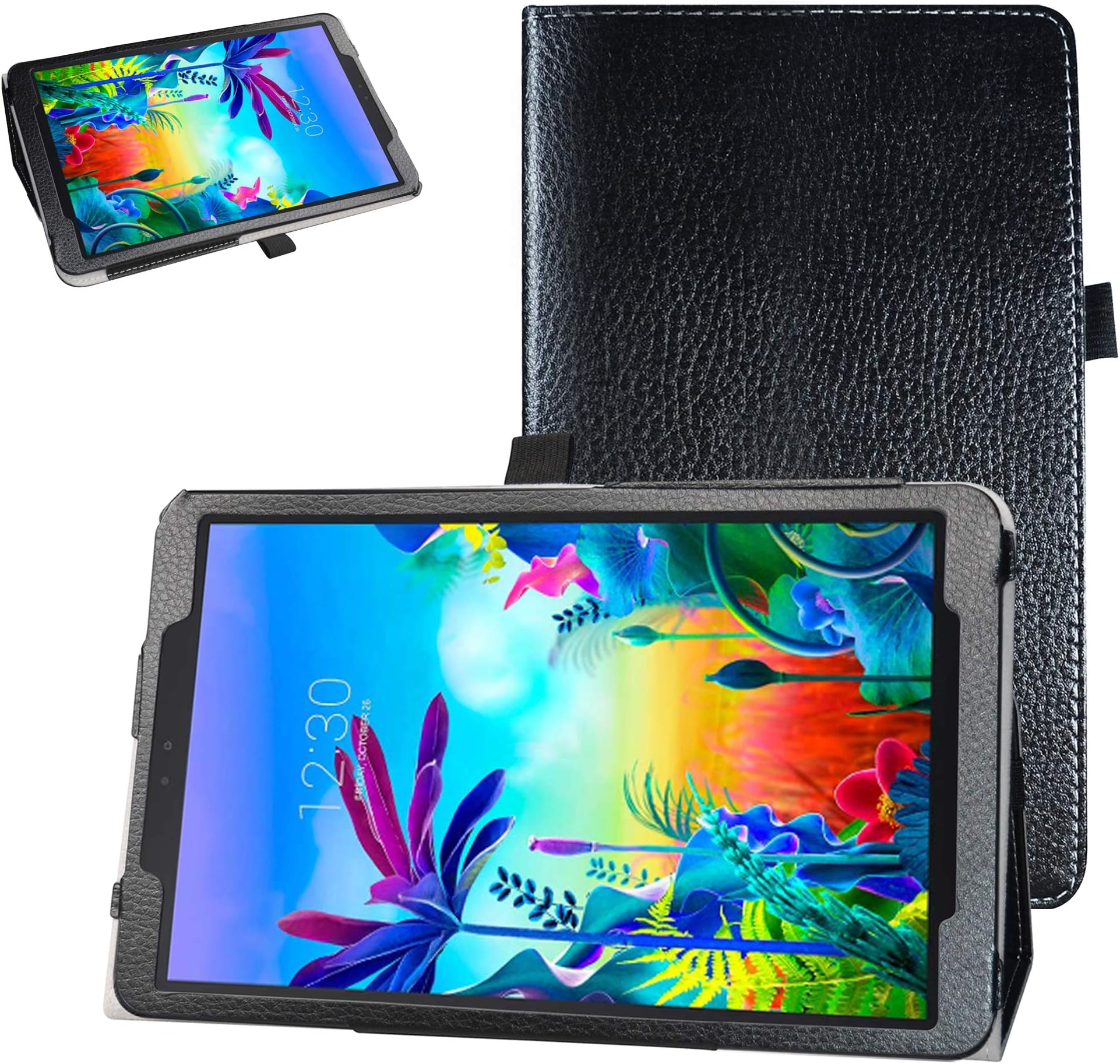 Amazon.com: Bige for LG G Pad 5 10.1 Case,PU Leather Folio 2-Folding ...