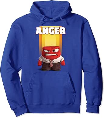 Amazon.com: Disney Pixar Inside Out Anger Graphic Hoodie : Clothing ...