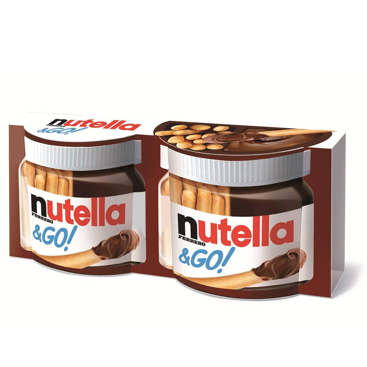 Amazon.com : Nutella & Go 72 Packages With Each 52 Grams : Nut Butters ...