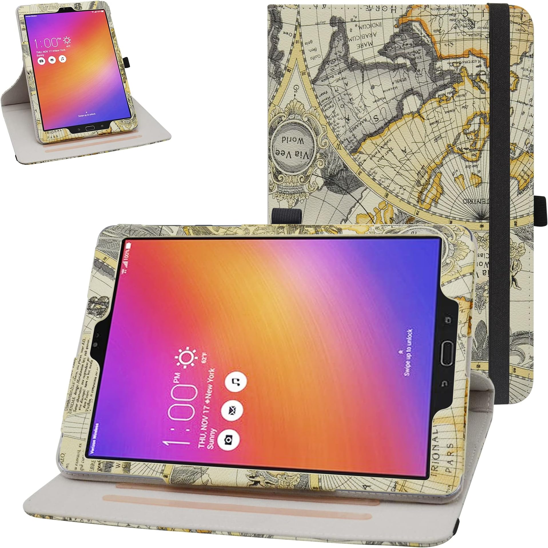 Amazon.com: Verizon Folio Tablet Case for ASUS ZenPad Z10 (Blue ...