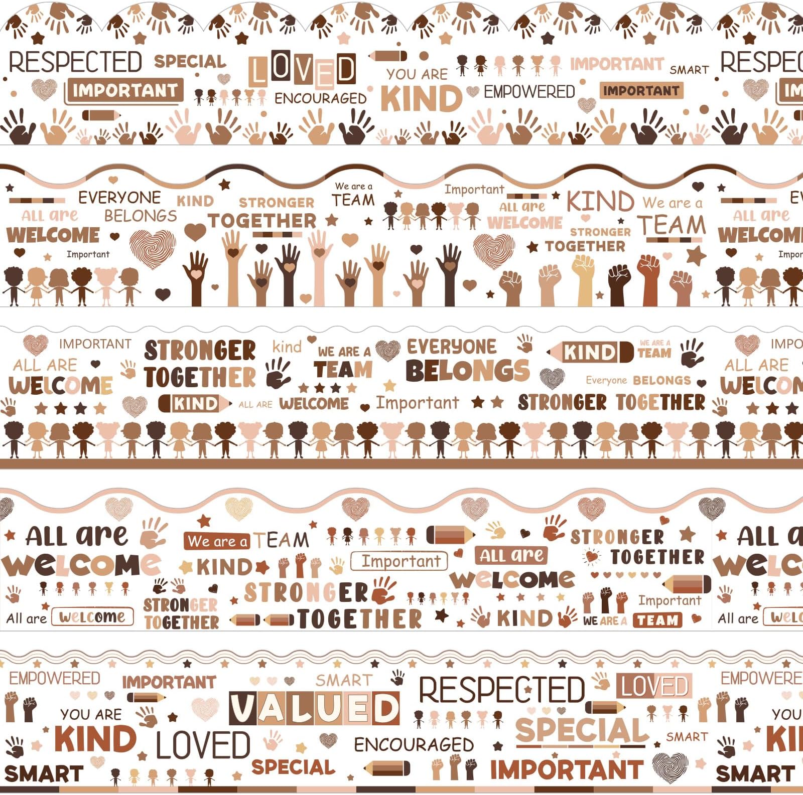 Amazon.com: Harloon 118 ft Diversity Bulletin Board Diversity Classroom ...