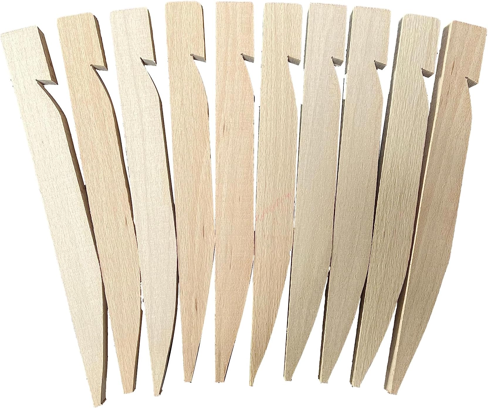 Wooden Tent Pegs 12 inch/30cm (Pack of 10) Guide and Scout Pegs, Wooden ...