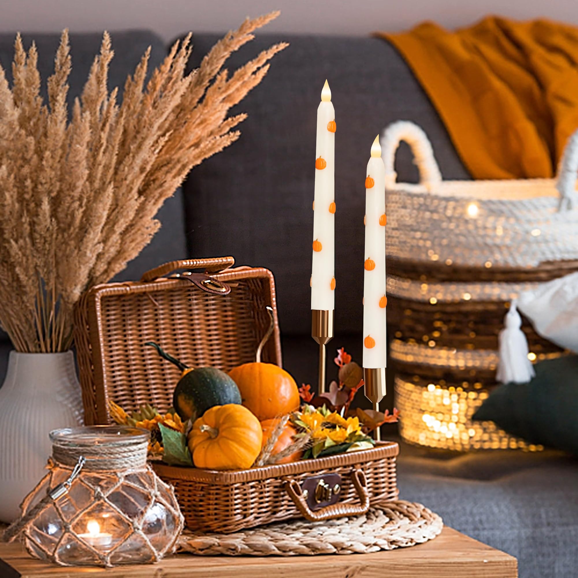 Snapklik.com : Fall Taper Candles