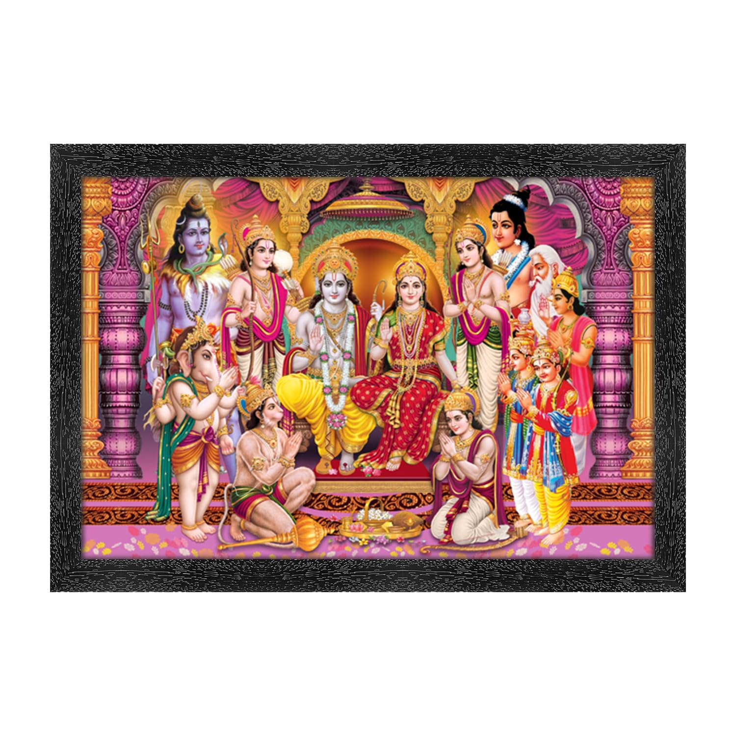 Dharvika Innovations Shree Ram Photo Frame/Shree Ram Photo Frame/Ram ...