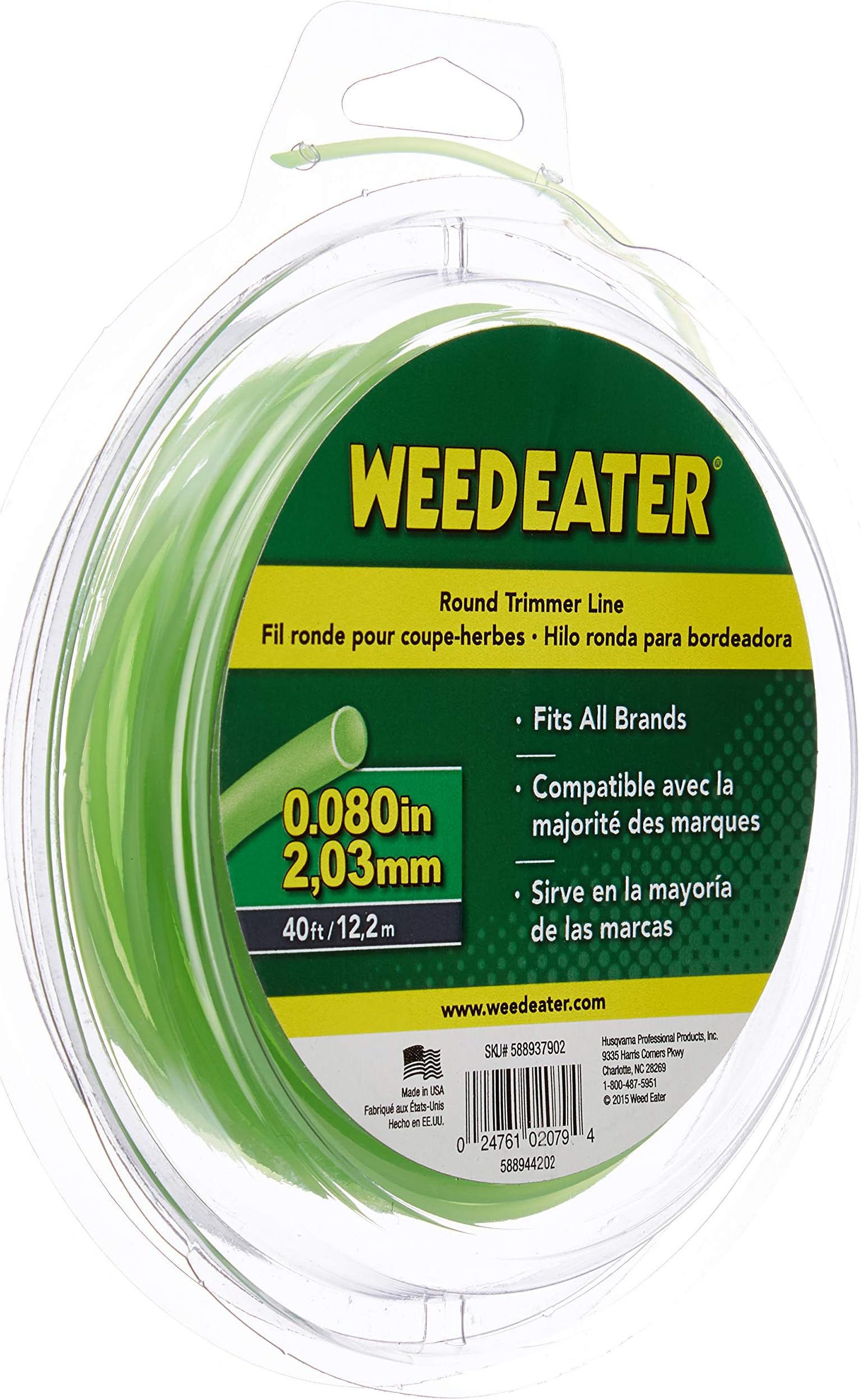 Amazon.com : Convit .095 Inch Trimmer Line 3 LB Weed Trimmer Line for ...