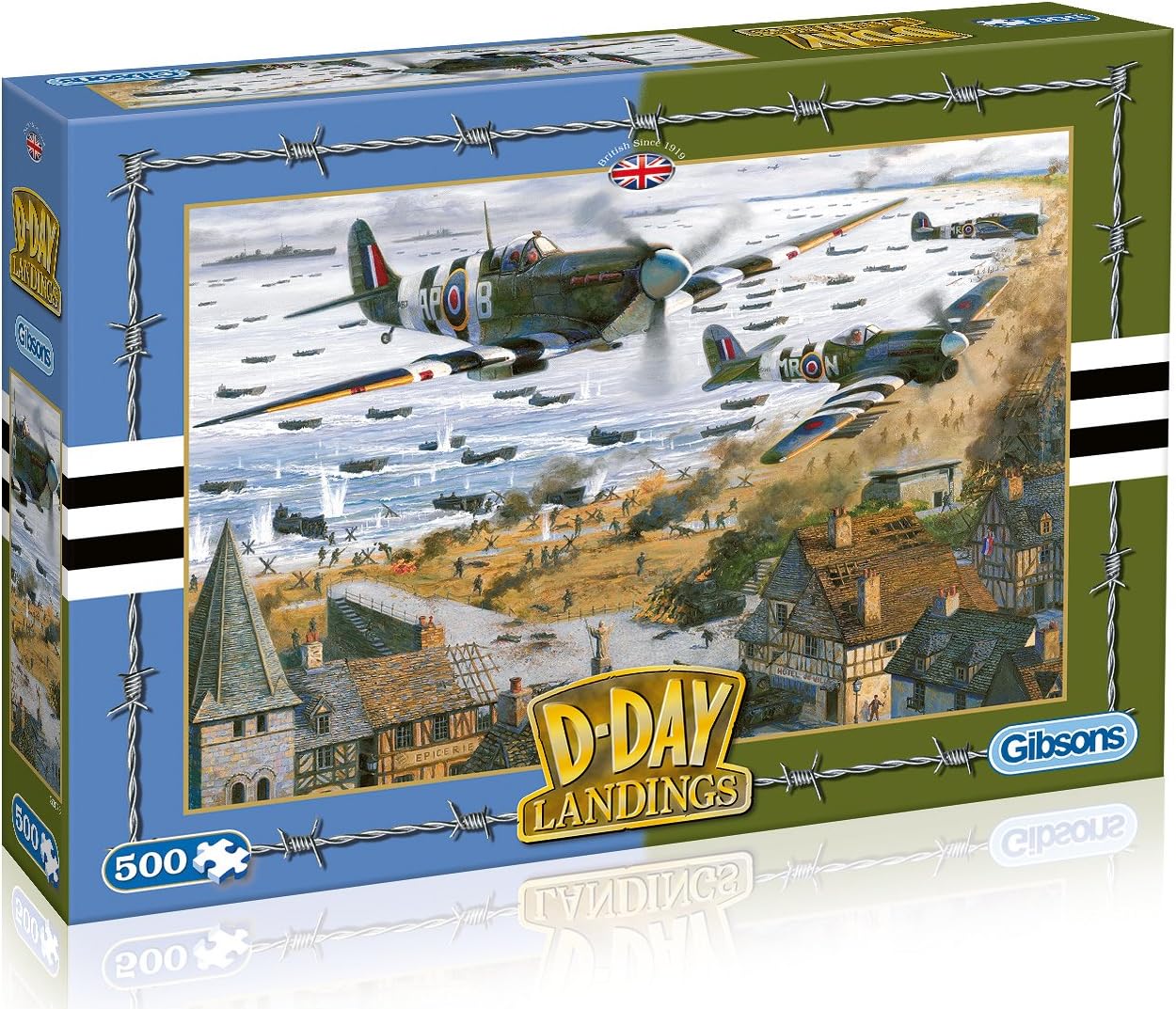 Gibsons D-Day Landings Jigsaw Puzzle 500 Pieces : Amazon.co.uk: Toys ...