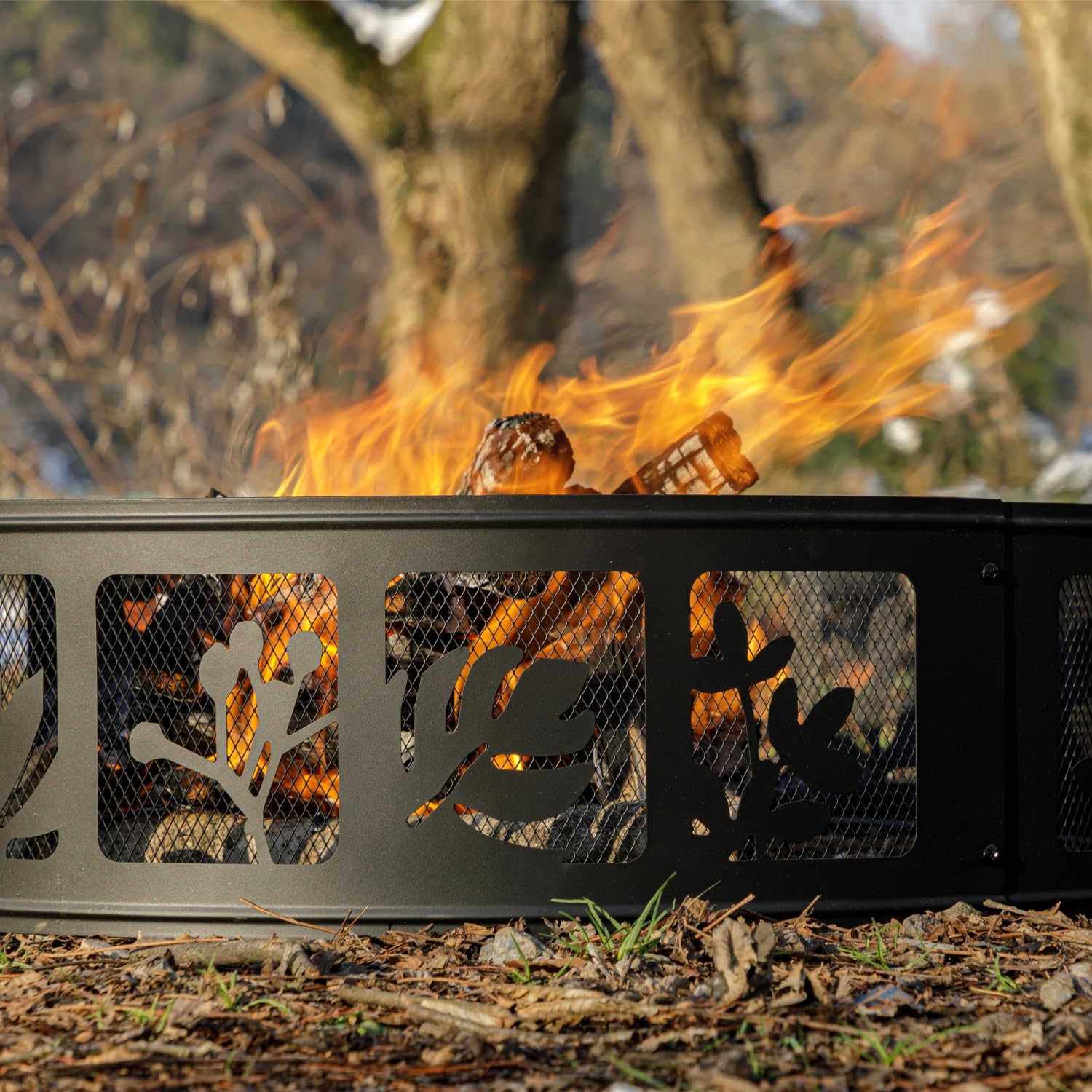 Snapklik.com : OutVue 36 Inch Fire Ring For Outside