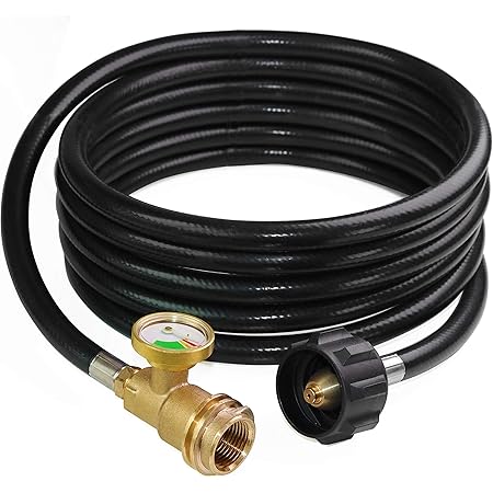 Amazon.com : DOZYANT 12 Feet Propane Tank Hose Extension with Gauge ...