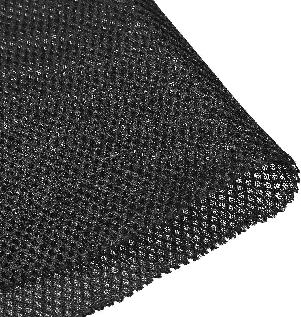 sourcing map Black Speaker Mesh Grill Stereo Fabric Dustproof 0.5x1.45M ...