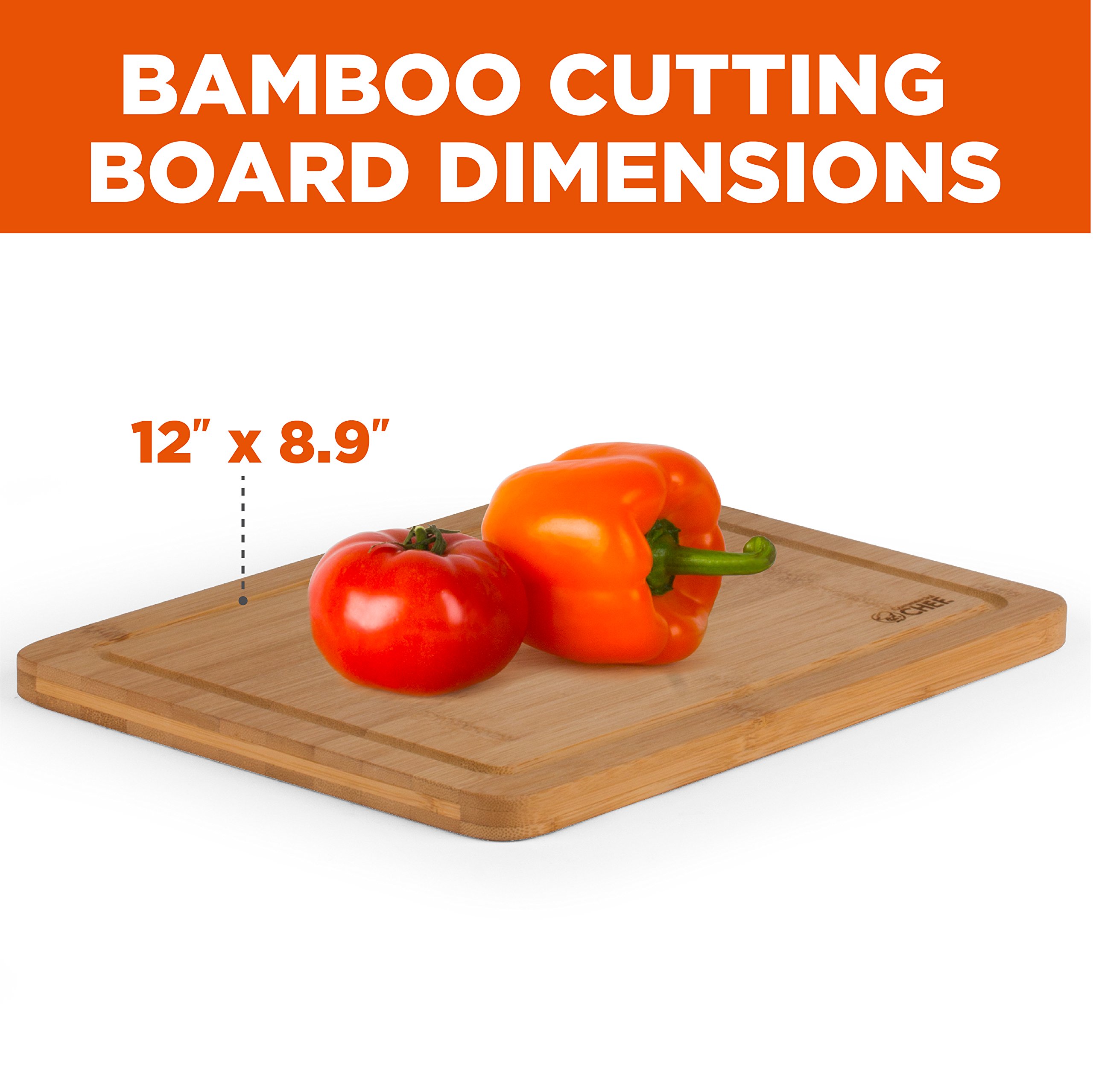 Snapklik.com : Cutting Board By Commercial Chef- Premium Chopping Board ...