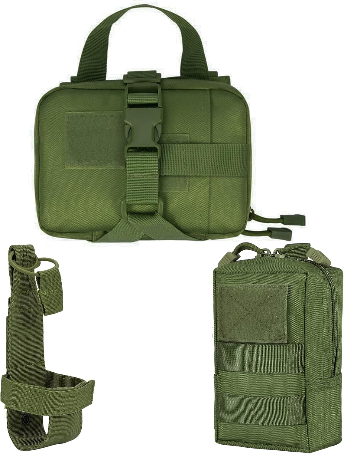 IronSeals Tactical Molle Pouches Multi-Purpose EDC Military Nylon Waist ...