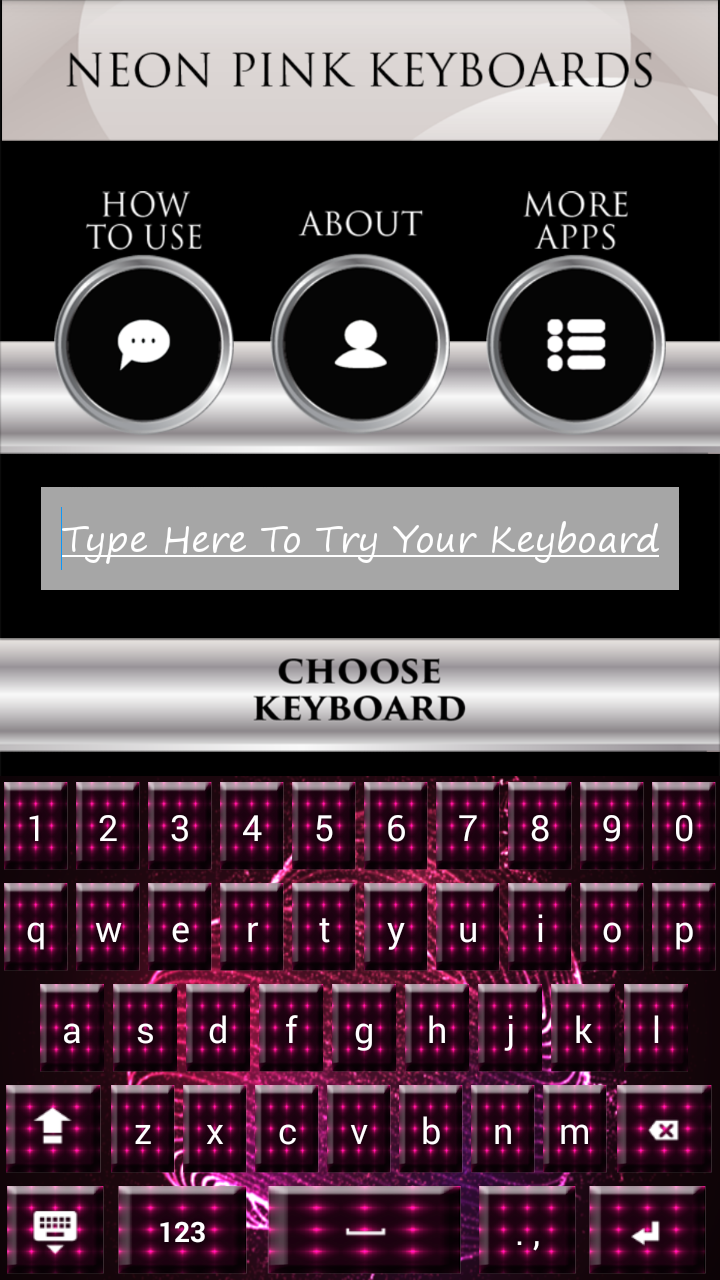 Neon Pink Keyboards - App on the Amazon Appstore