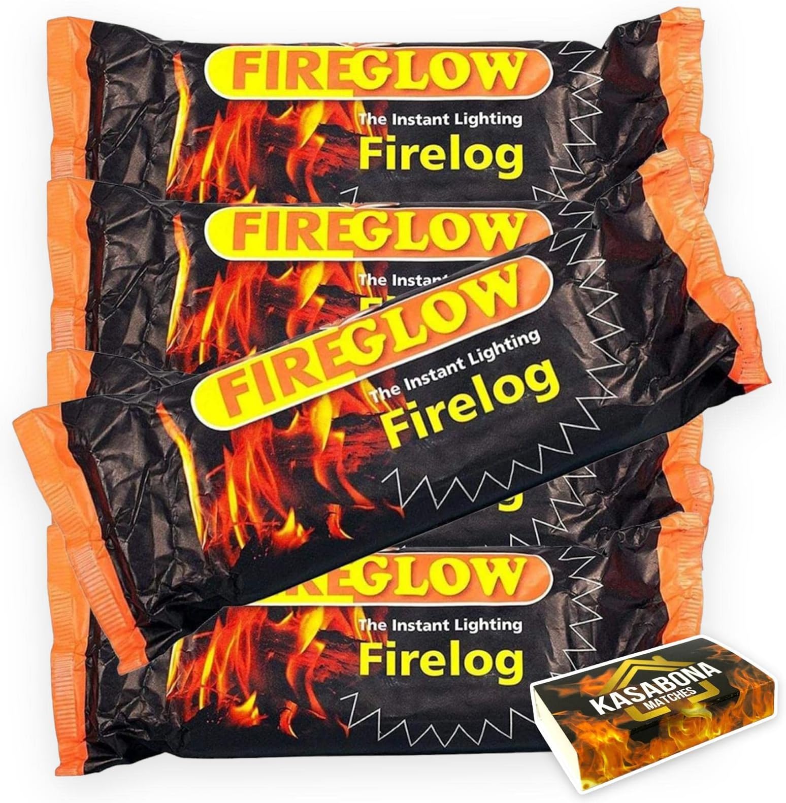 MDL Instant Light Smokeless Fire Logs - Case of 12 Logs : Amazon.co.uk ...