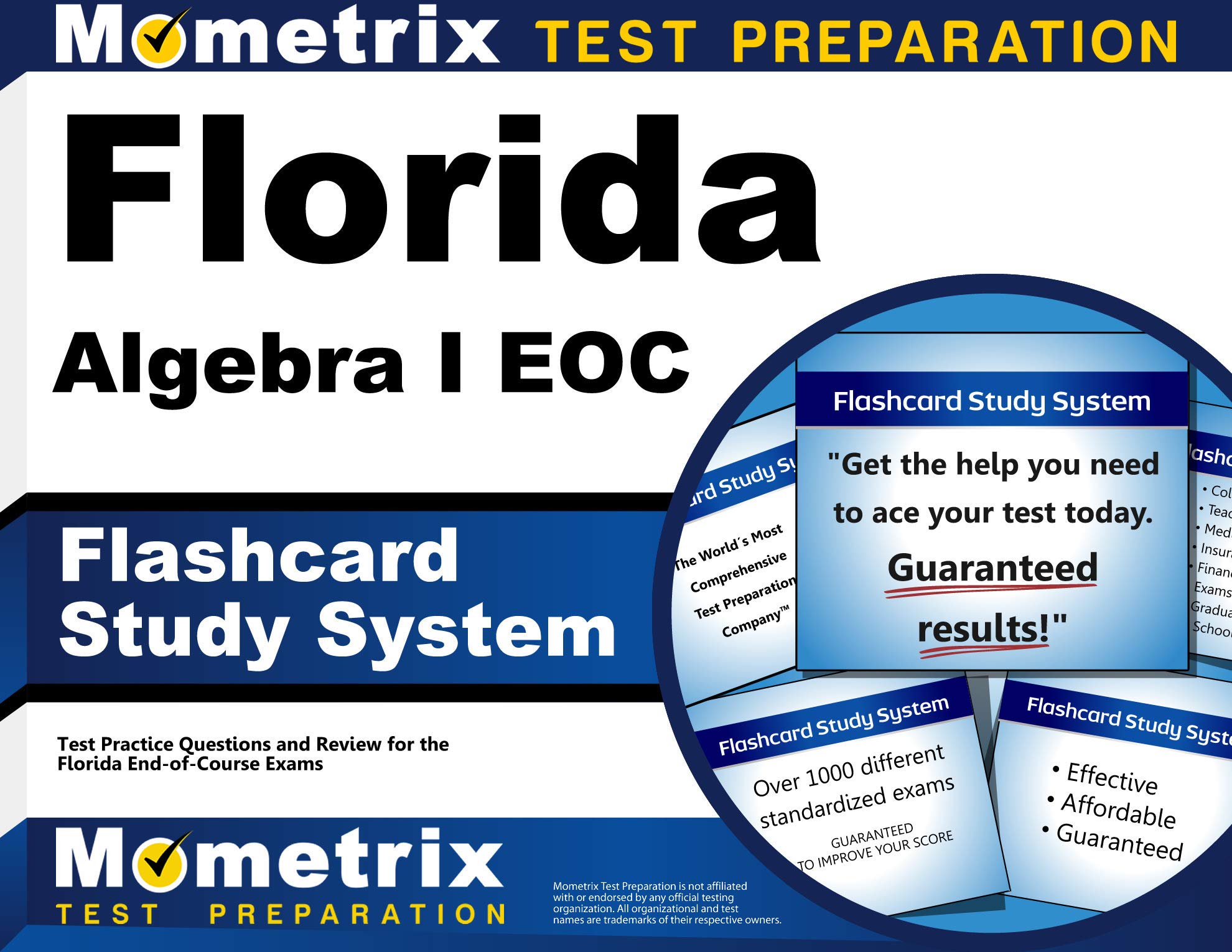 Florida Algebra I EOC Flashcard Study System: Florida EOC Test Practice ...