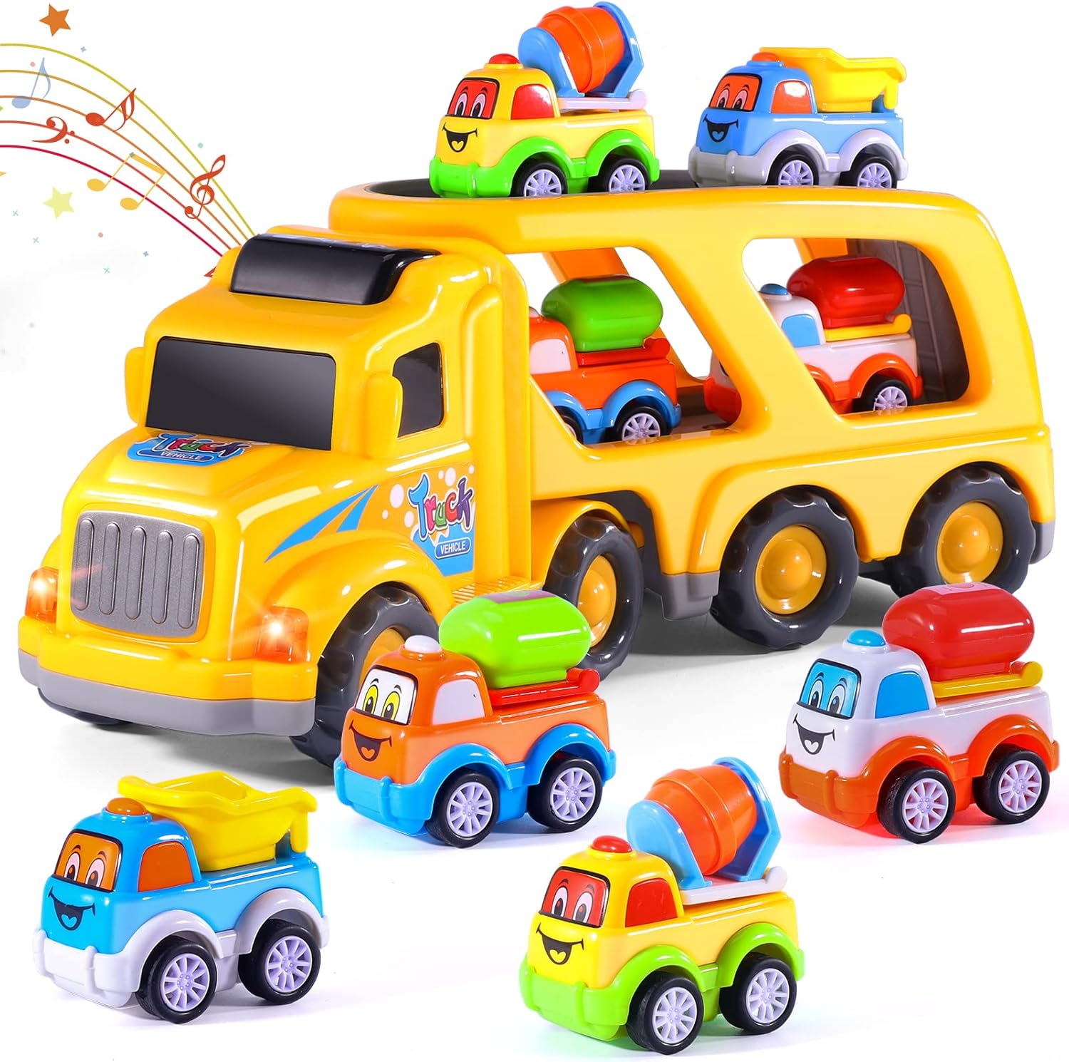 Bennol Construction Toy Trucks For 1 2 3 4 Year Old Boys 5 in 1 Push bennol-construction-toy-trucks-for-1-2-3-4-year-old-boys-5-in-1-push